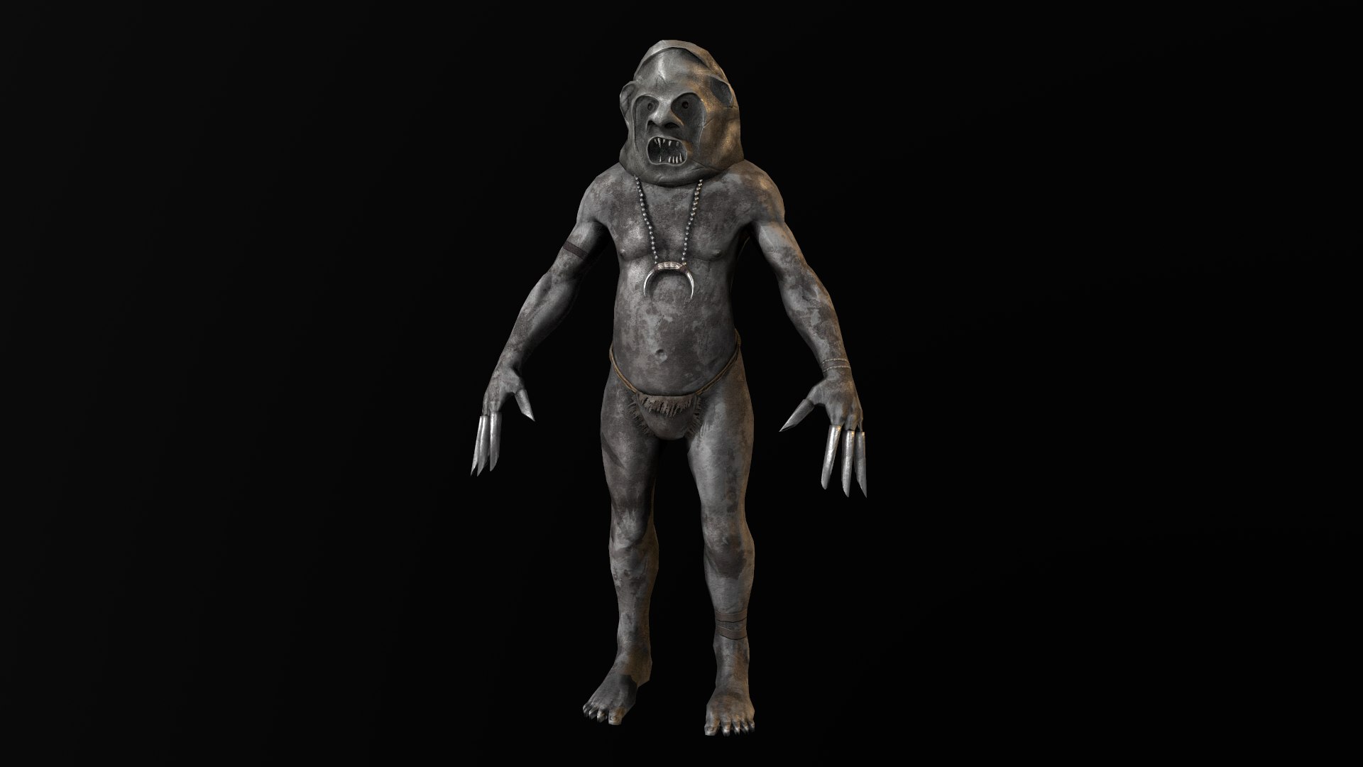 3D tribe men model - TurboSquid 1696755