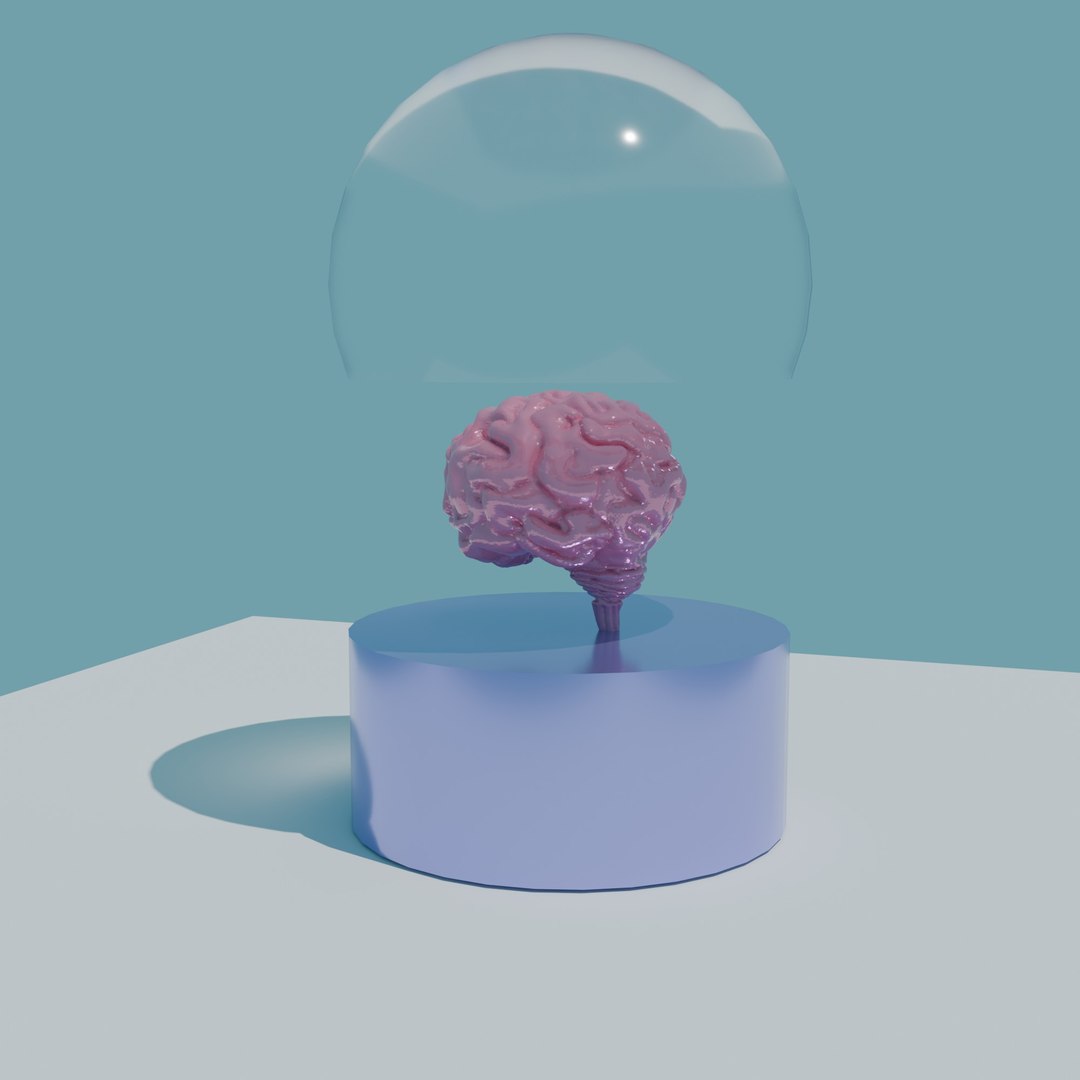 Brain In A Glass Case 3D - TurboSquid 2412535