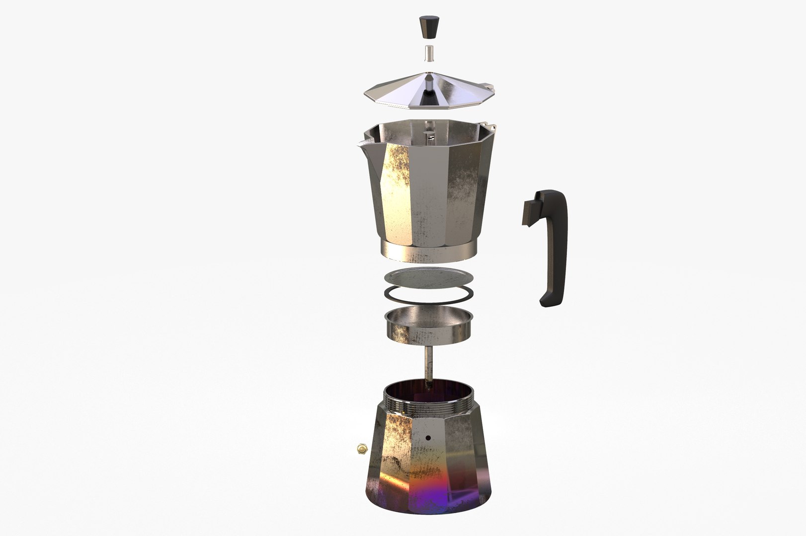 Free moka pot - model - TurboSquid 1617892