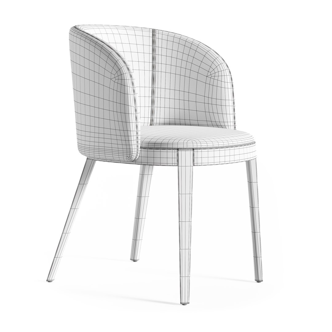 3D Calligaris Adel Wood Armchair Model - TurboSquid 2216192
