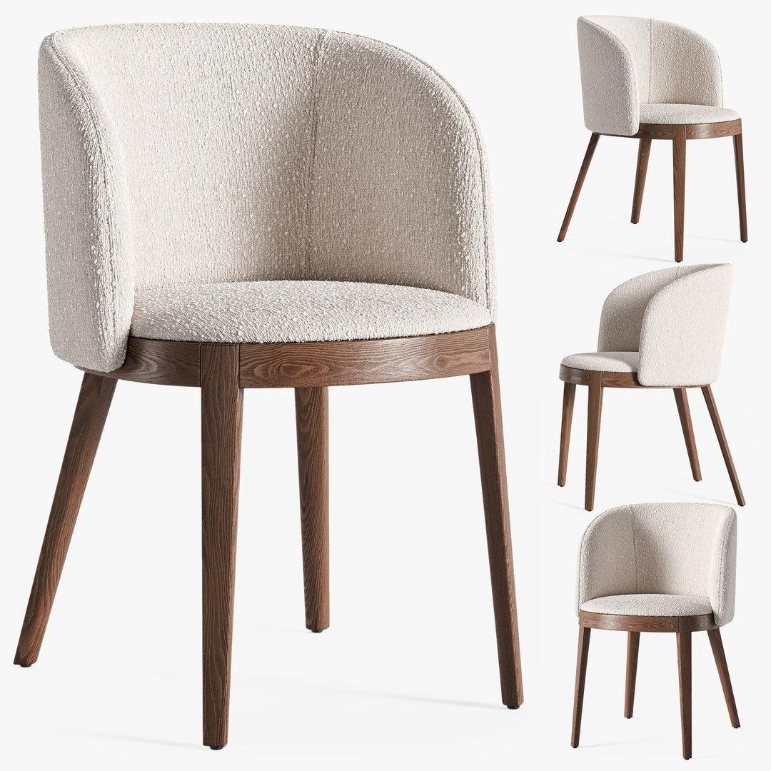 3D Calligaris Adel Wood Armchair Model - TurboSquid 2216192