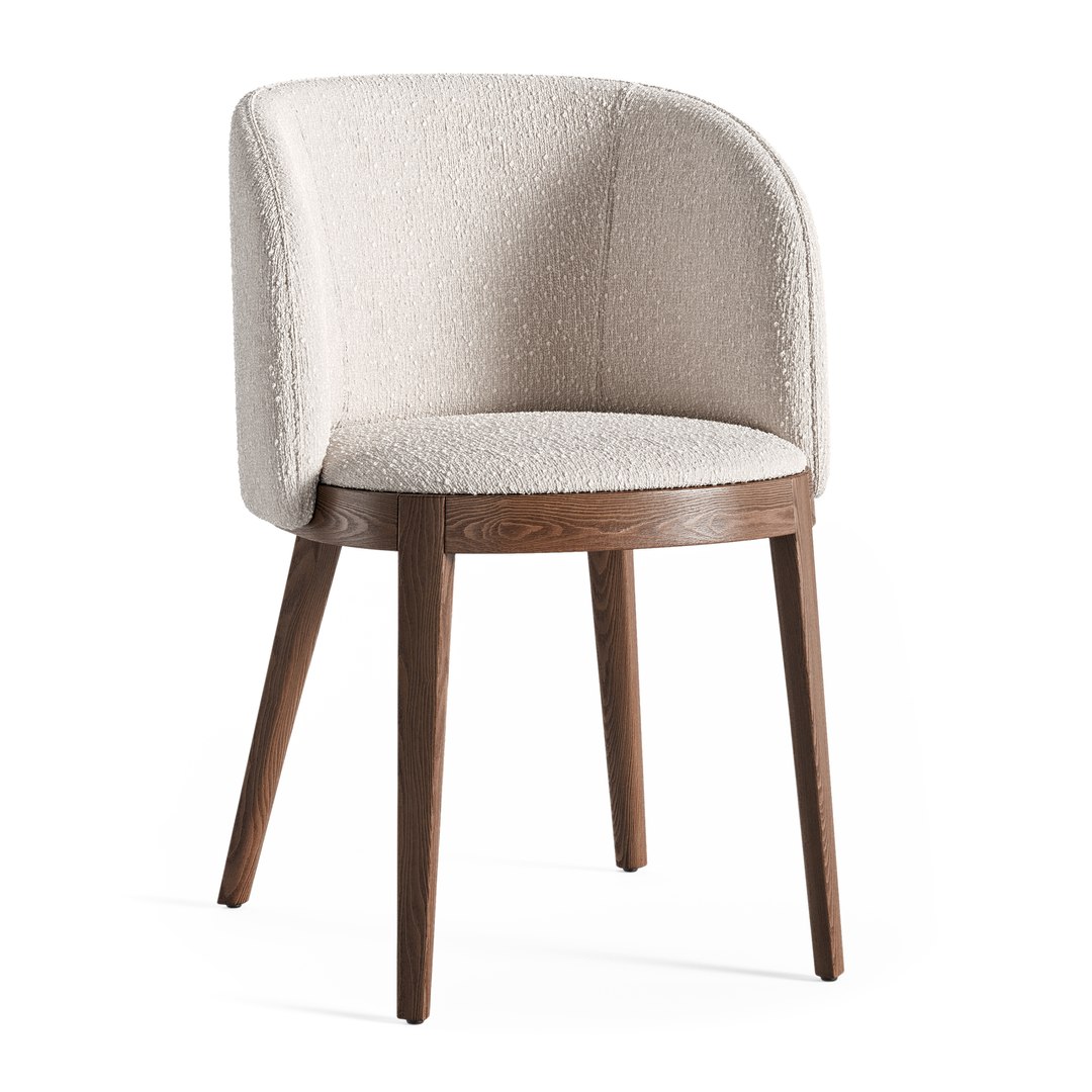 3D Calligaris Adel Wood Armchair Model - TurboSquid 2216192