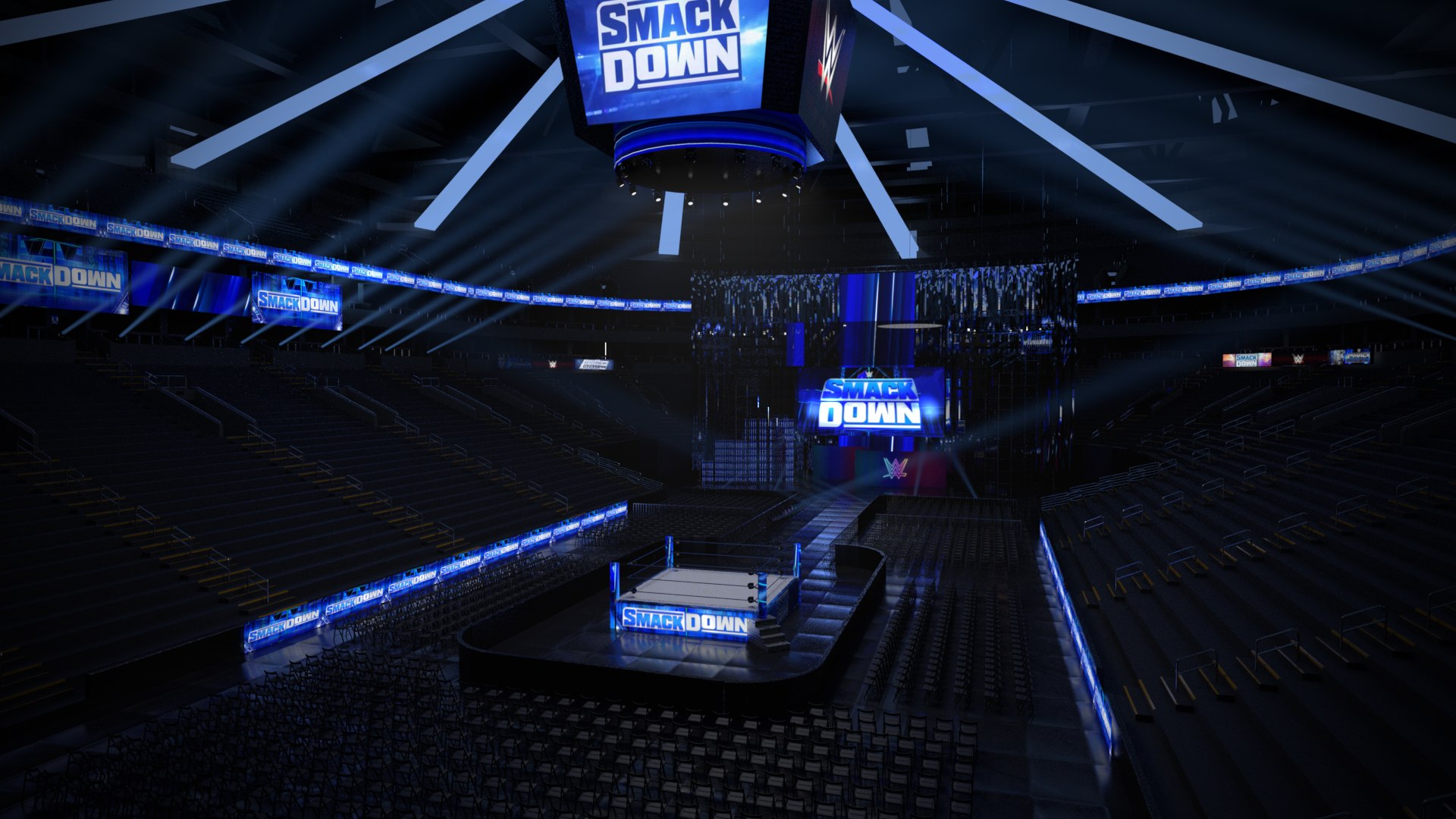 3D WWE Stadium - TurboSquid 2335141