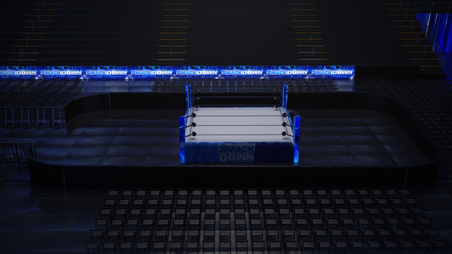 3D WWE Stadium - TurboSquid 2335141