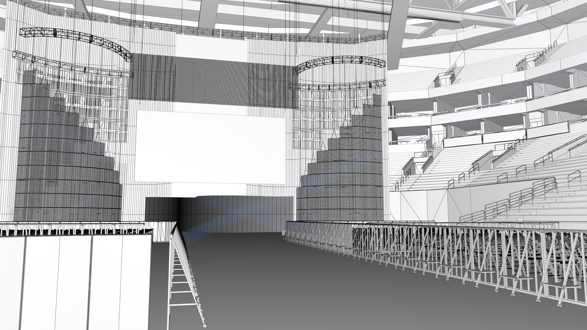 3D WWE Stadium - TurboSquid 2335141