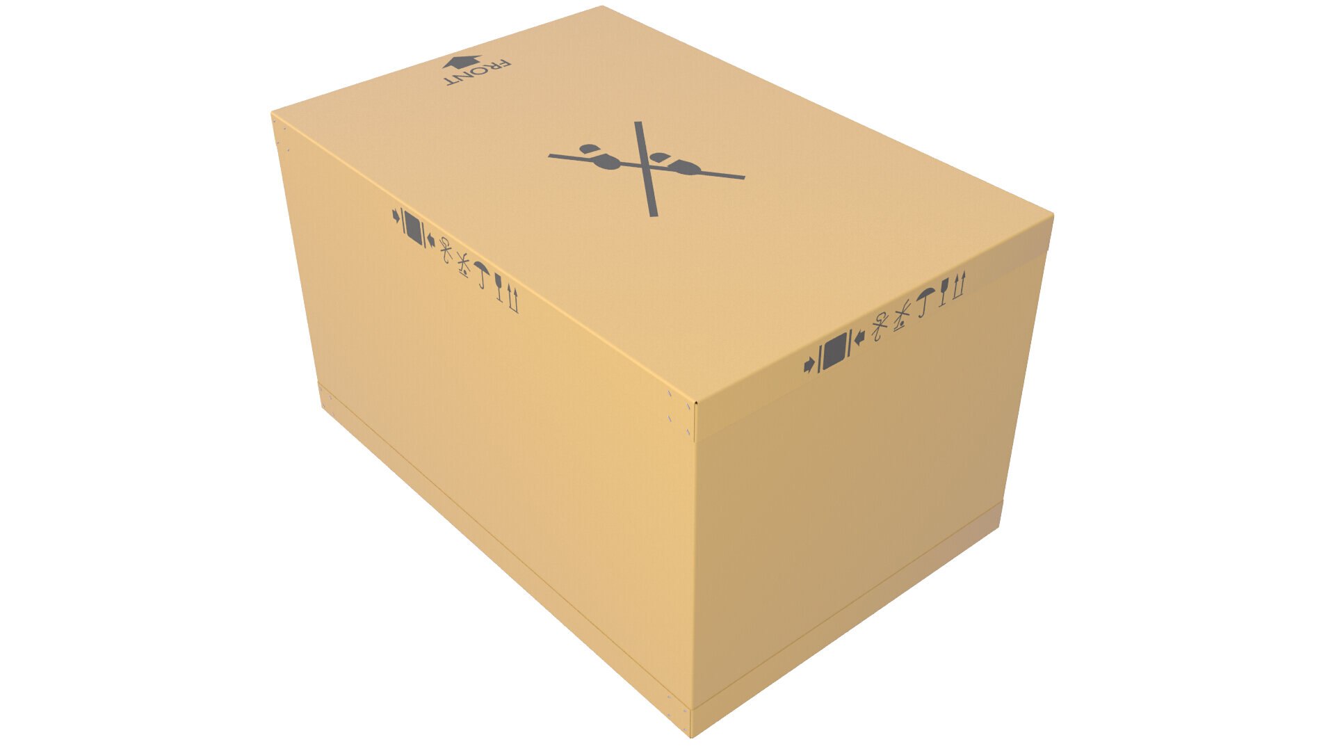 Big Transport Cardboard Box 3 model - TurboSquid 2096885