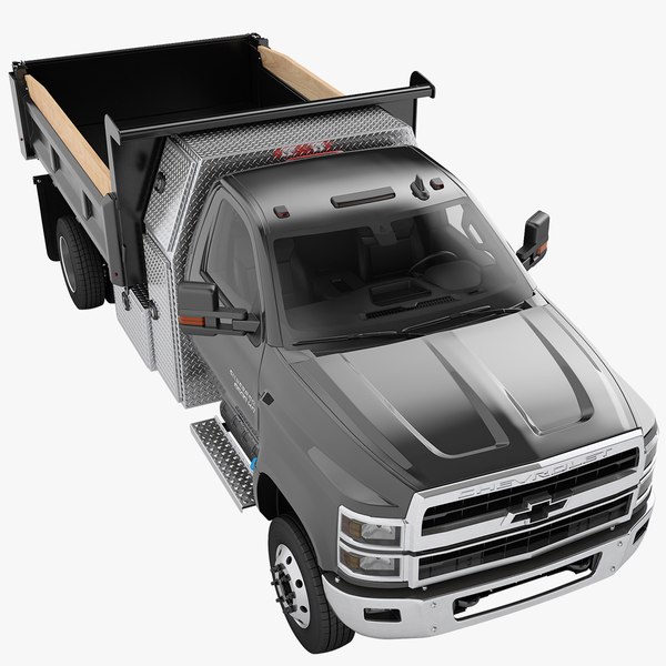 2020 Chevrolet Silverado 6500HD Dump Truck 04 model - TurboSquid 2038996