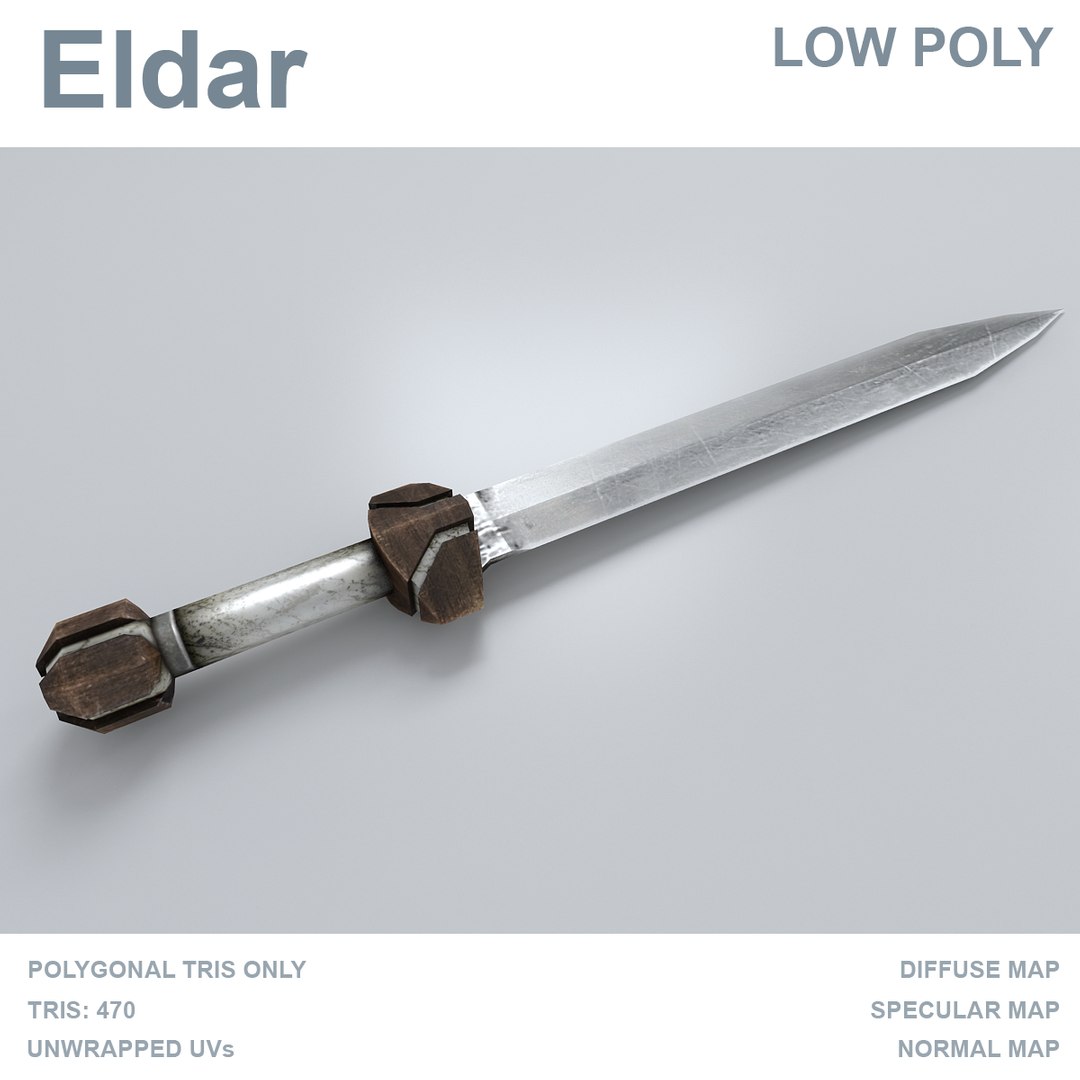 Eldar Sword 3d 3ds