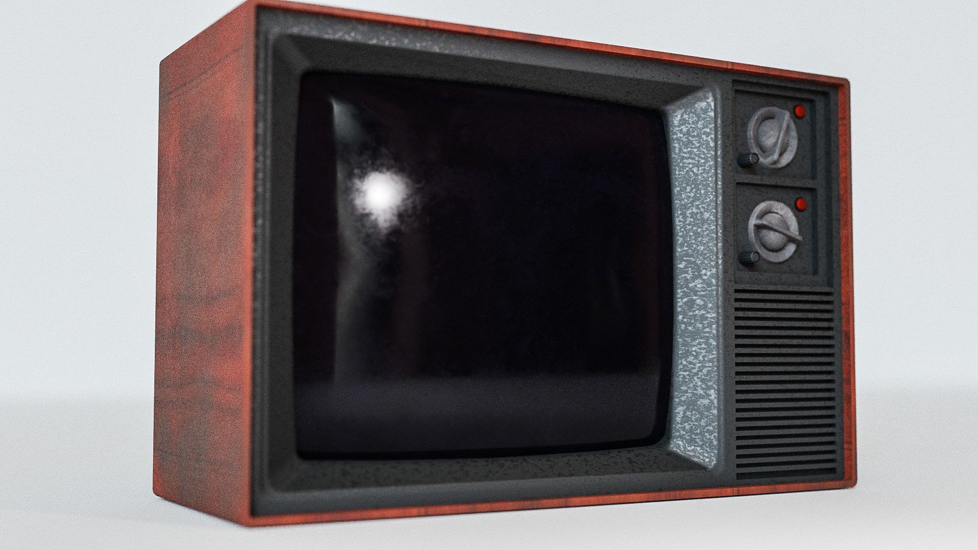 3D Retro CRT Television Type 2 Model - TurboSquid 1913946