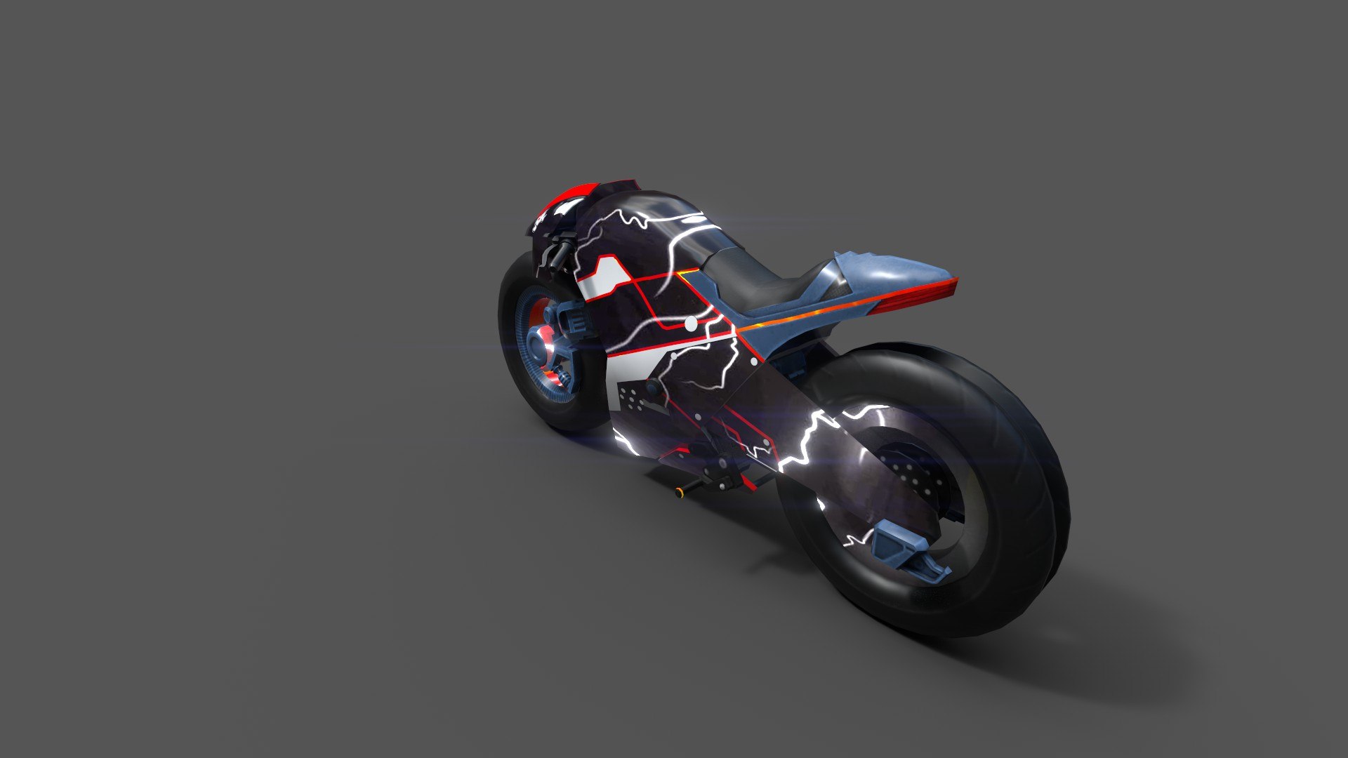 Sci-Fi Motorcycle Neon X3 3D Low Poly Model With 4k PBR Textures 3D model - TurboSquid 2182880