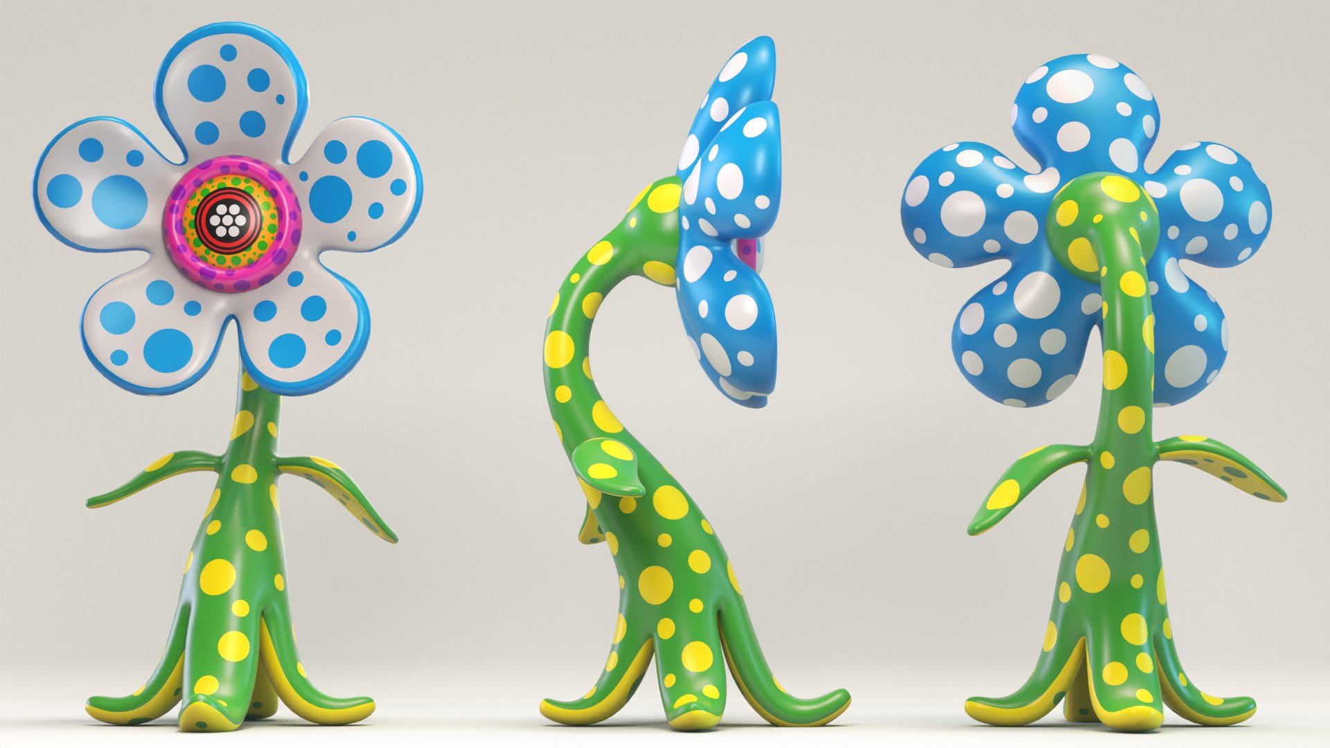 3D Stylized Flowers Model - TurboSquid 2252628