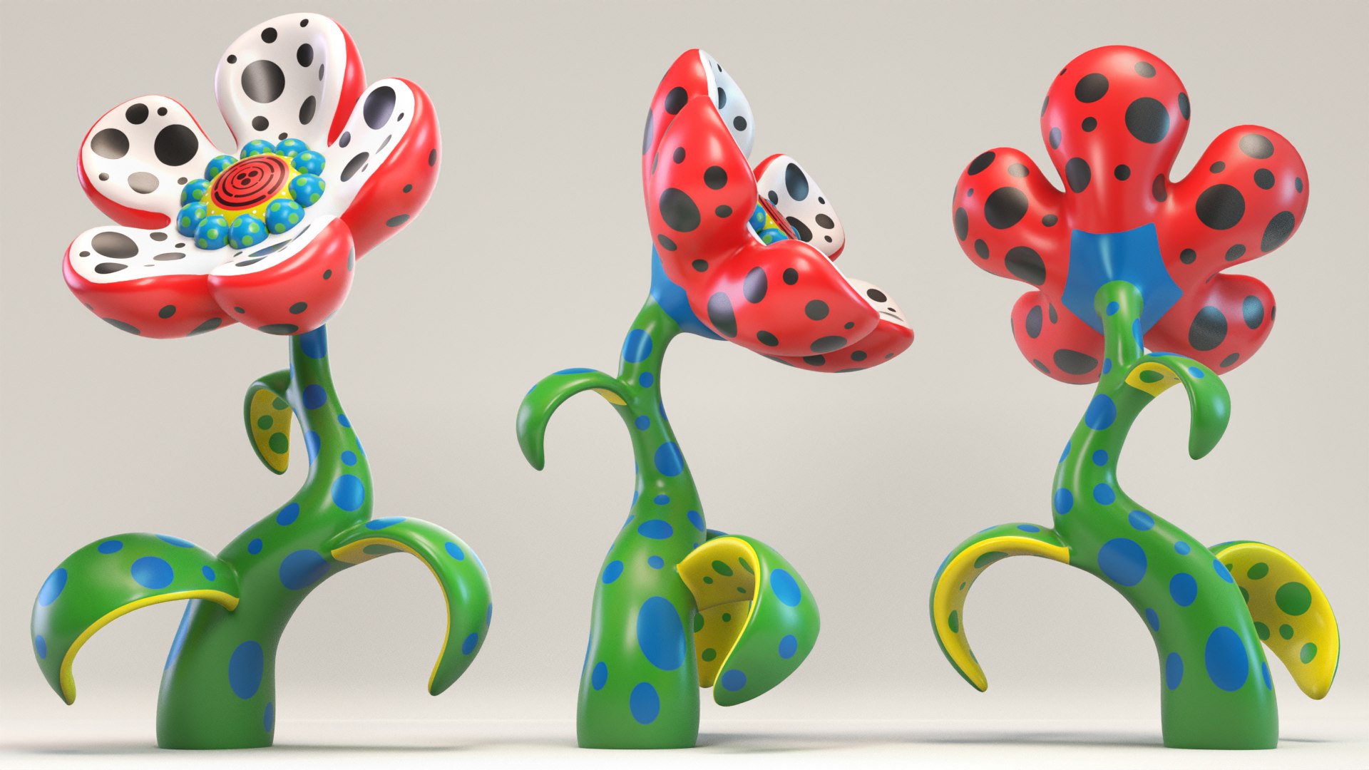 3D Stylized Flowers Model - TurboSquid 2252628