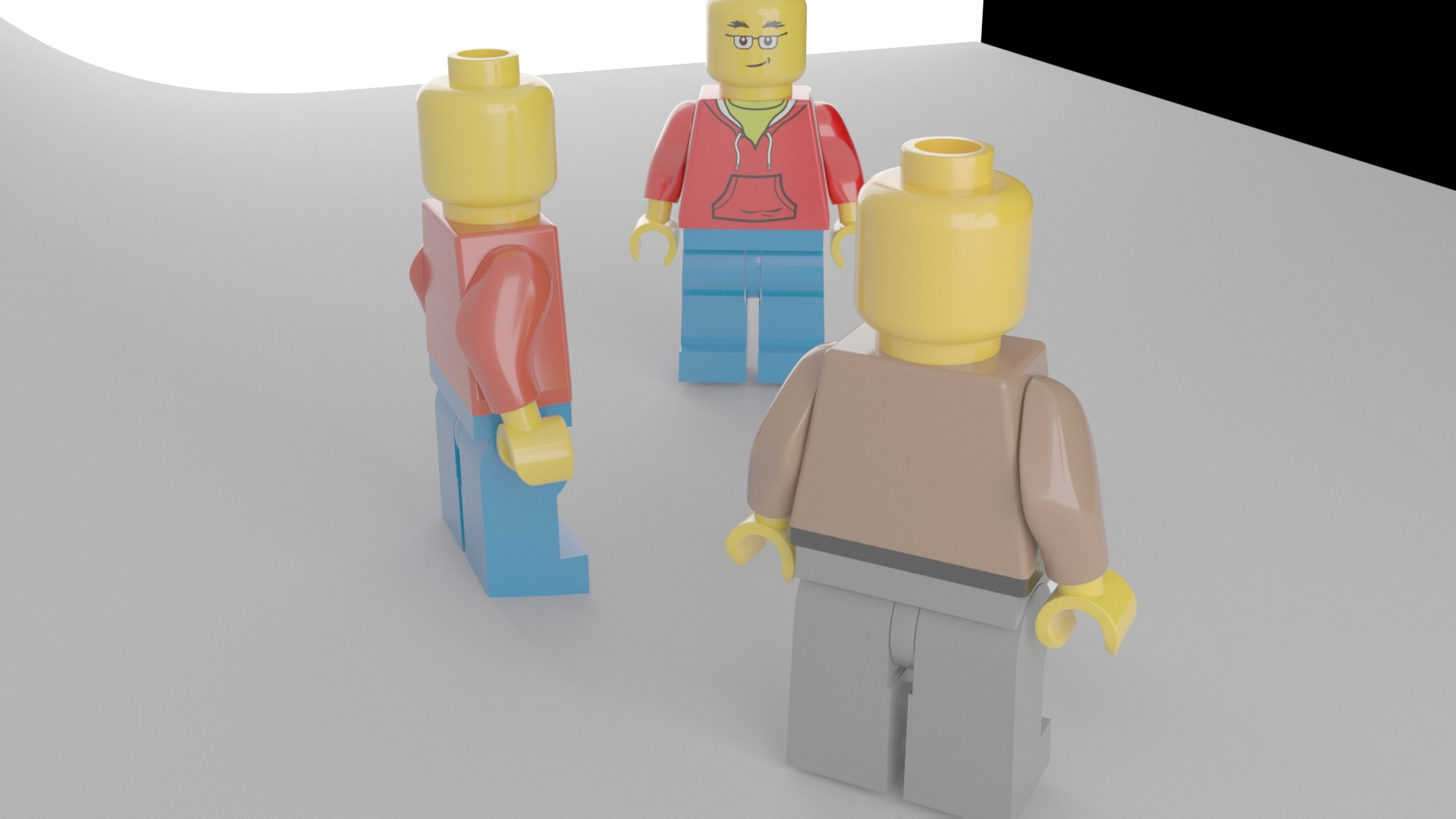 3D Lego Mans Are Playing Football - TurboSquid 1723732