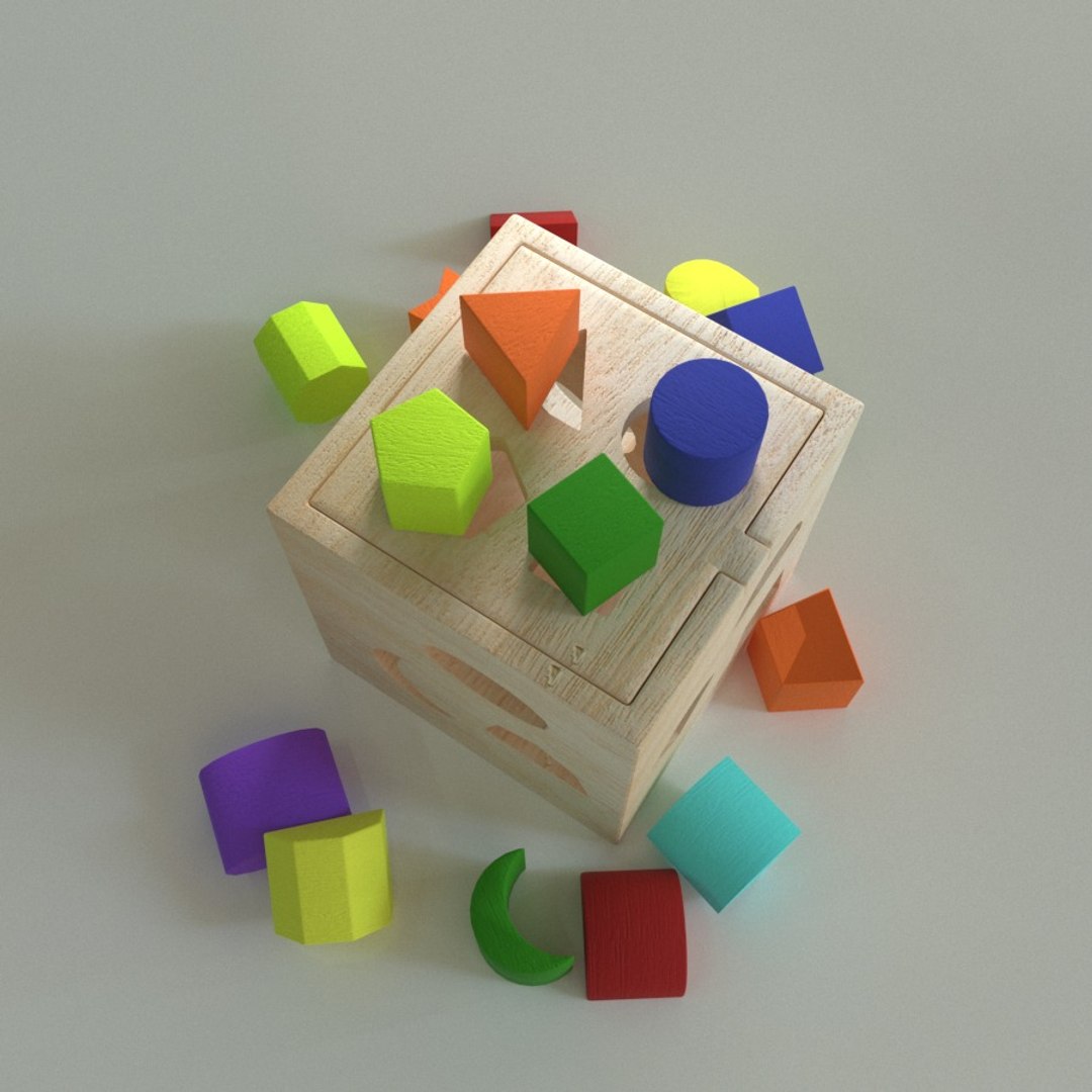 3d Puzzle Wooden Model Turbosquid 1386125