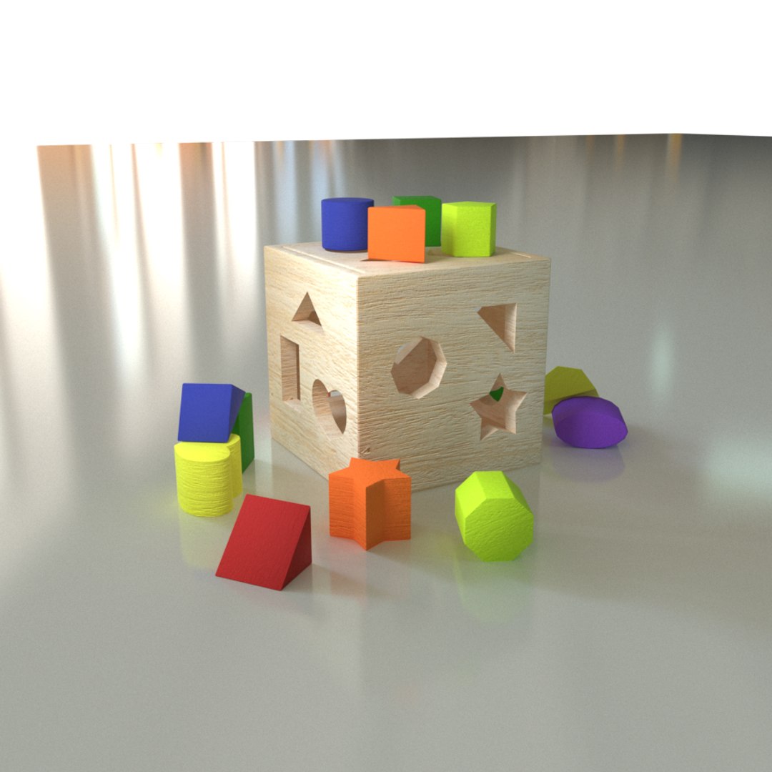 3d Puzzle Wooden Model Turbosquid 1386125