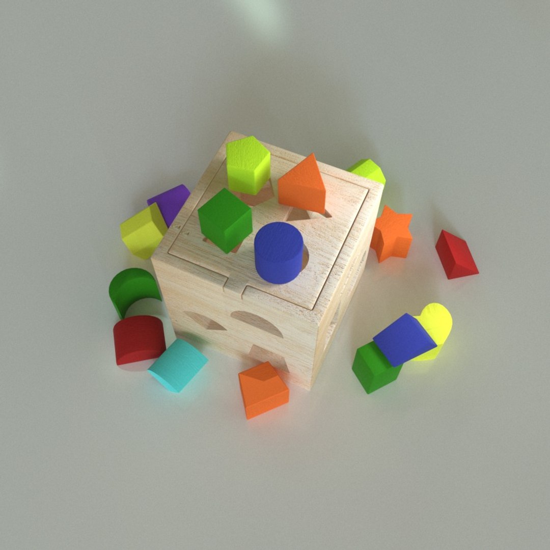 3d Puzzle Wooden Model Turbosquid 1386125