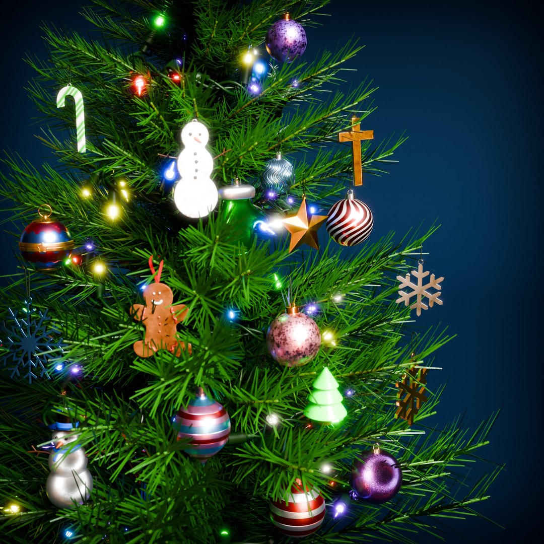 Christmas Ornaments Asset Pack 3D model - TurboSquid 2159316