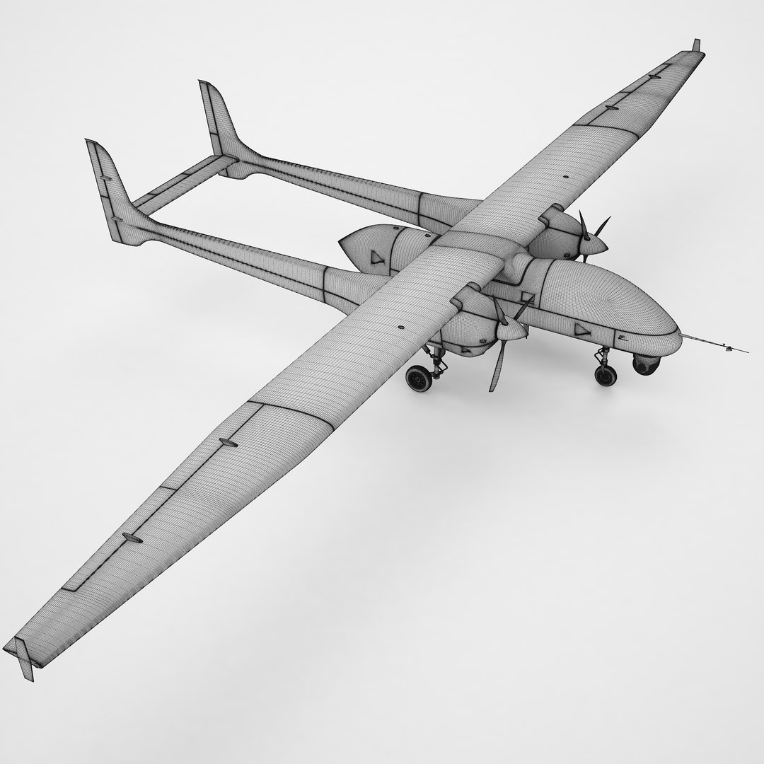 3D Turkish UAV Aksungur 02 - TurboSquid 1999927