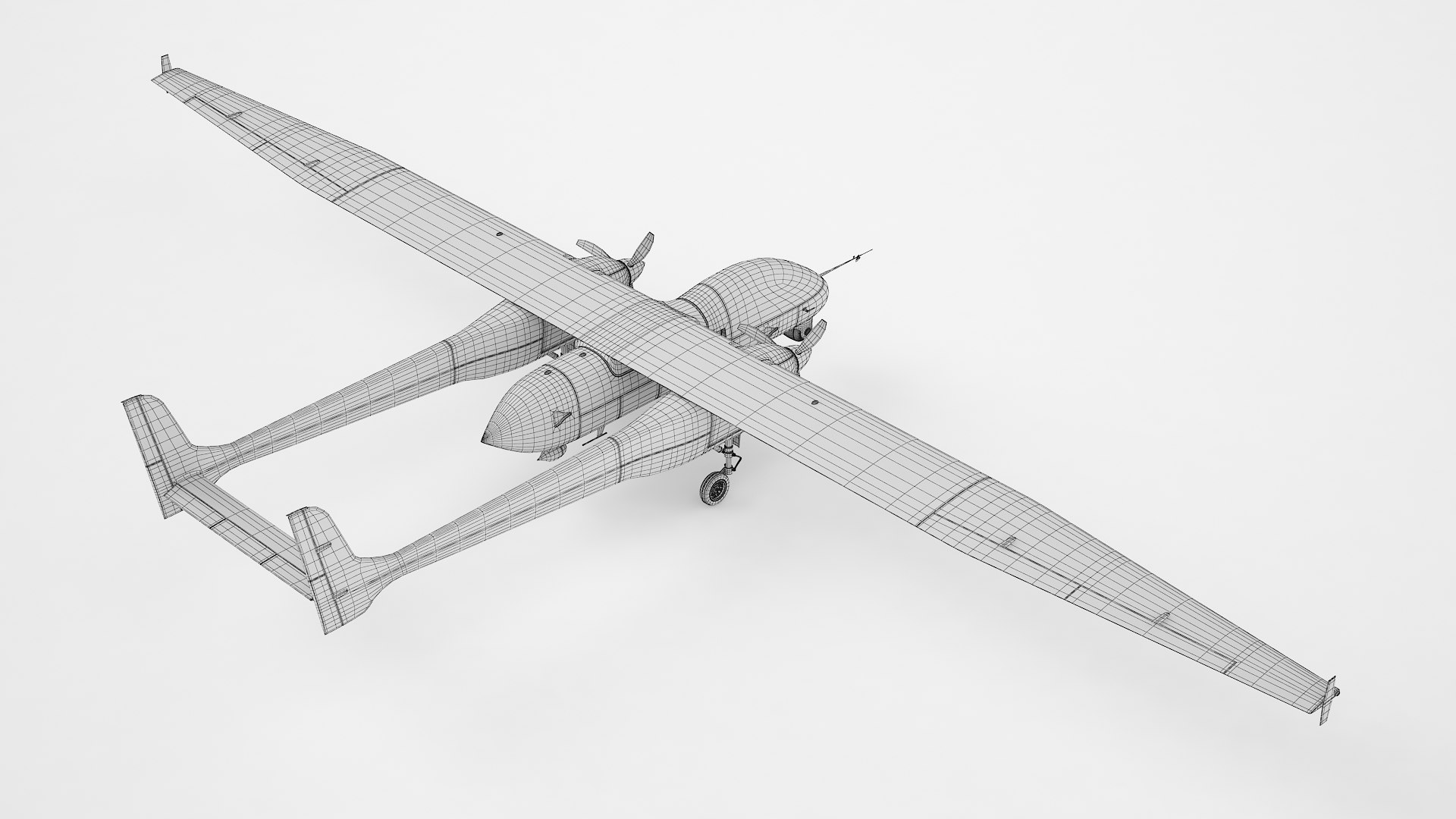3D Turkish UAV Aksungur 02 - TurboSquid 1999927
