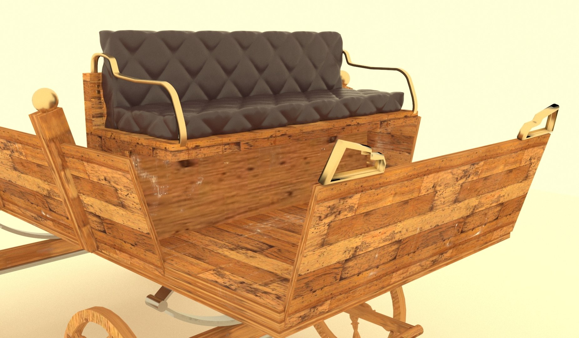 3D Model Pony Carriage - TurboSquid 1532154