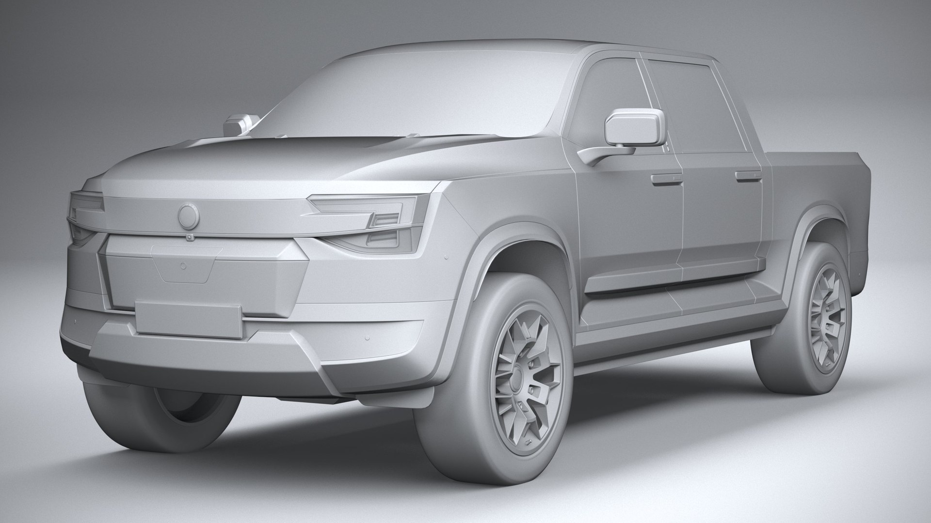 Generic Pickup v1 2023 3D model - TurboSquid 2025927