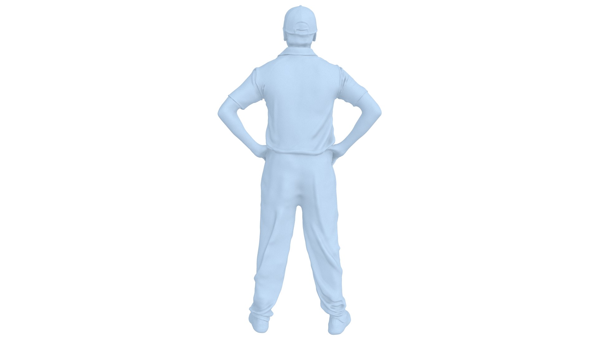 Cricketer indian man fielder 3D model - TurboSquid 2104132