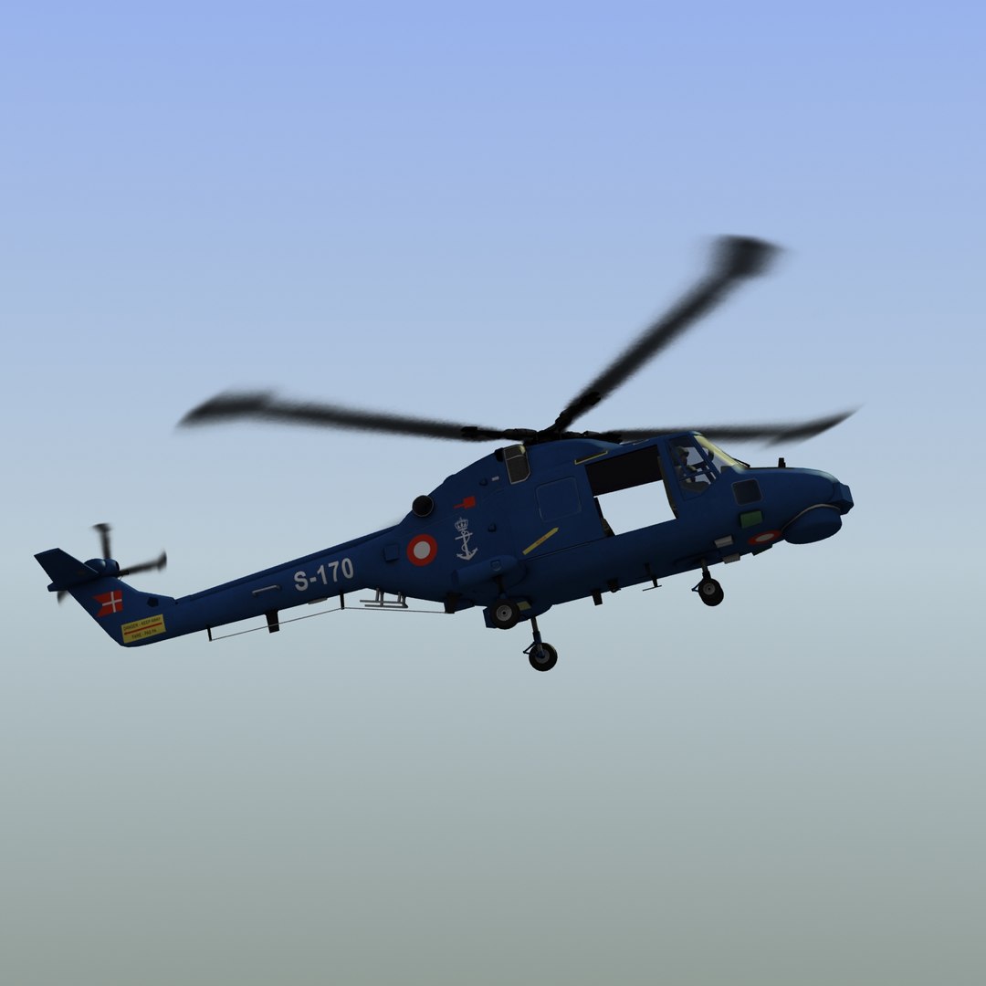 Westland Lynx Mk90 Naval 3d Model