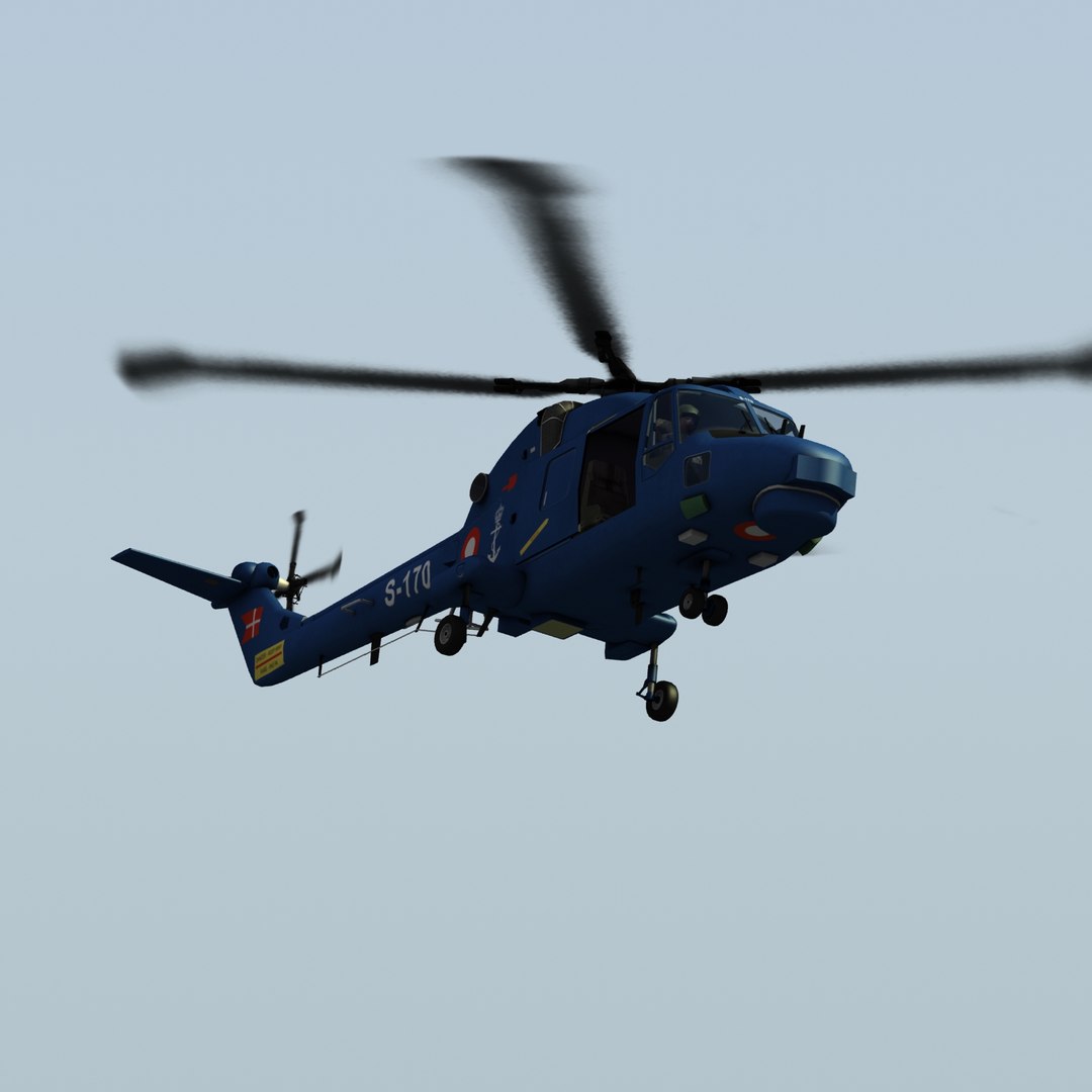 Westland Lynx Mk90 Naval 3d Model