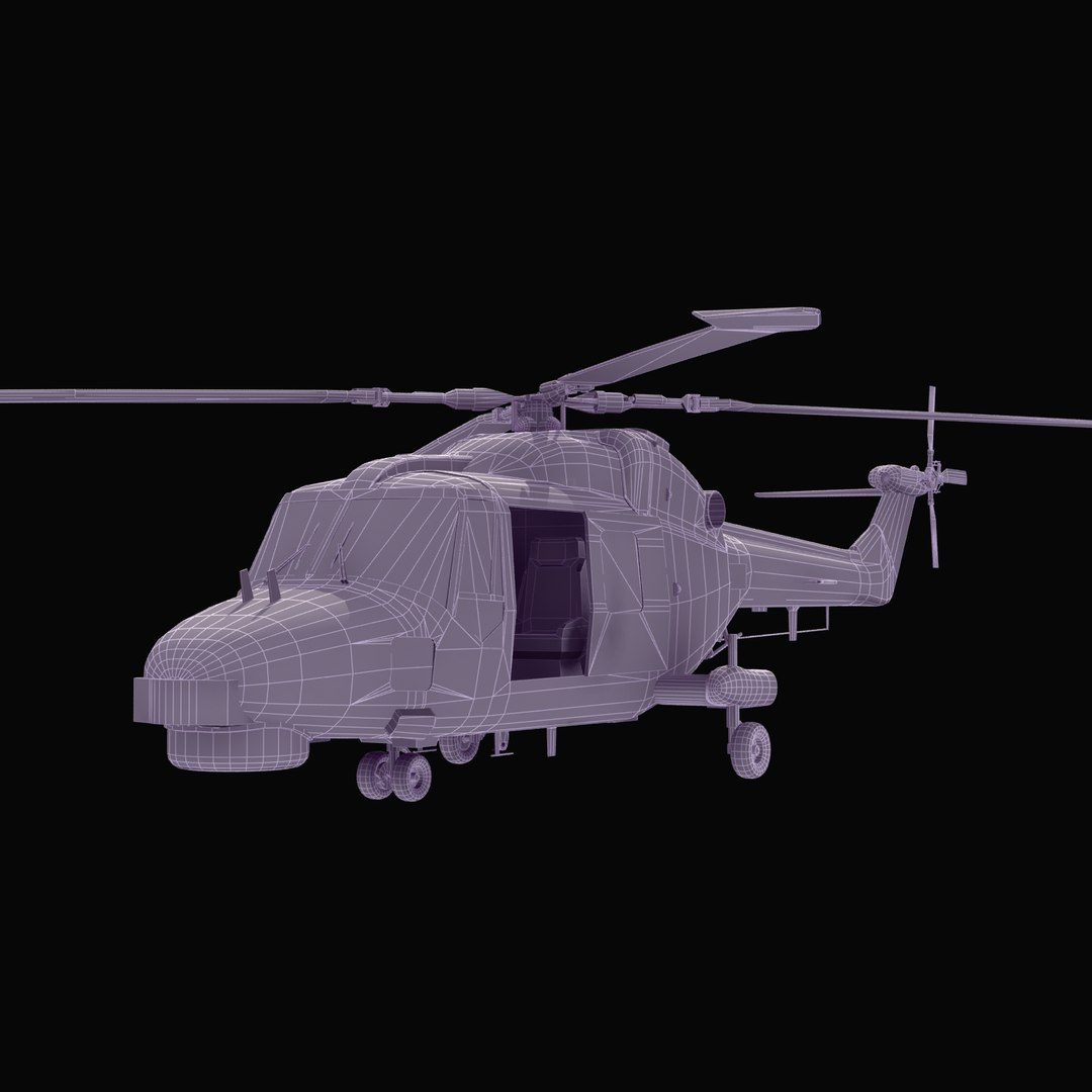 Westland Lynx Mk90 Naval 3d Model