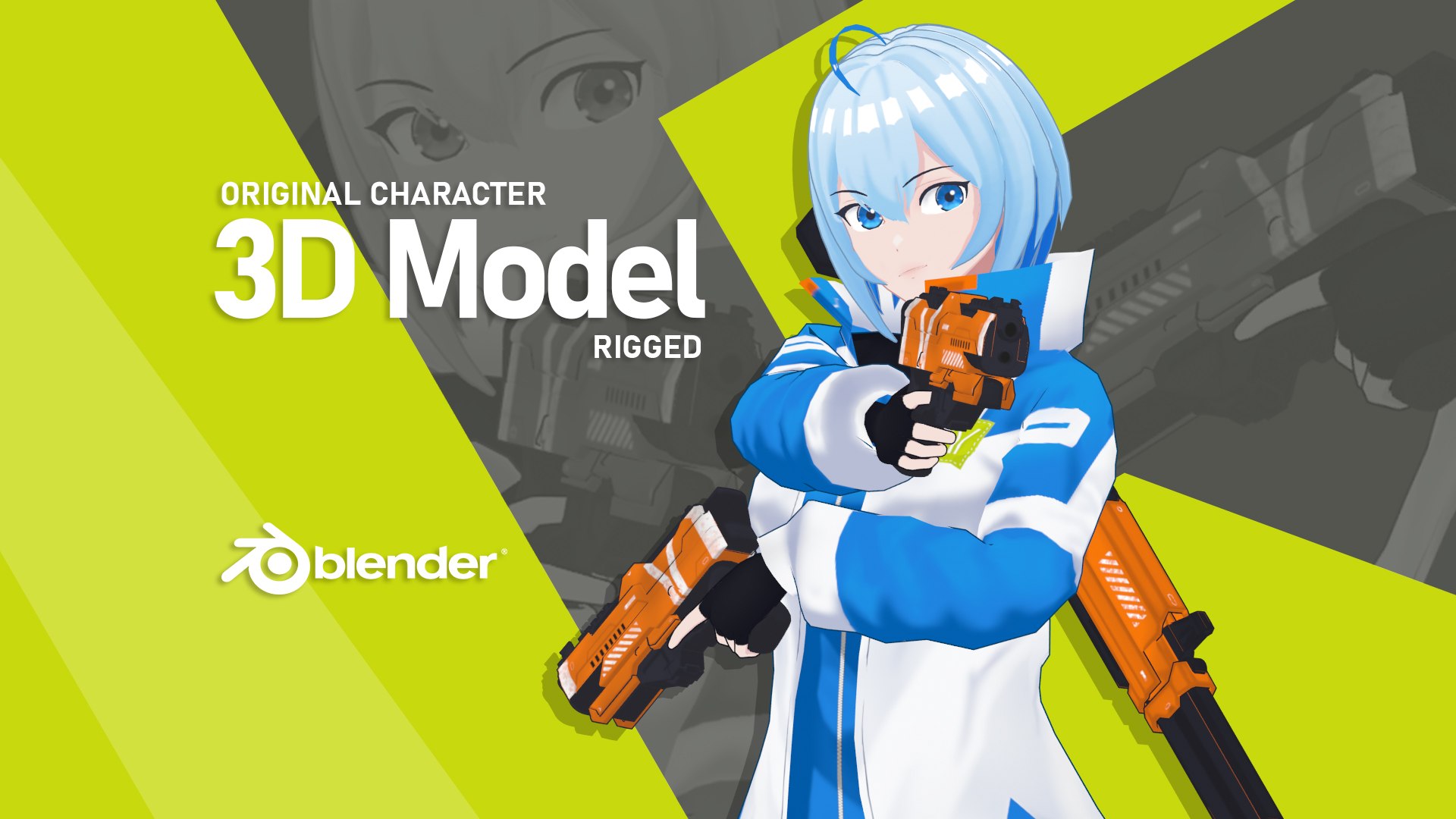 Ren - Original Anime Character 3D - TurboSquid 2347511
