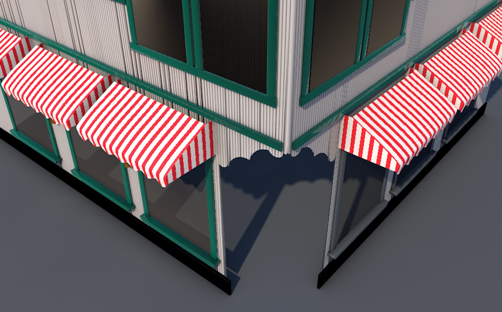 3D Model Storefront Shopping Windows - TurboSquid 1204251