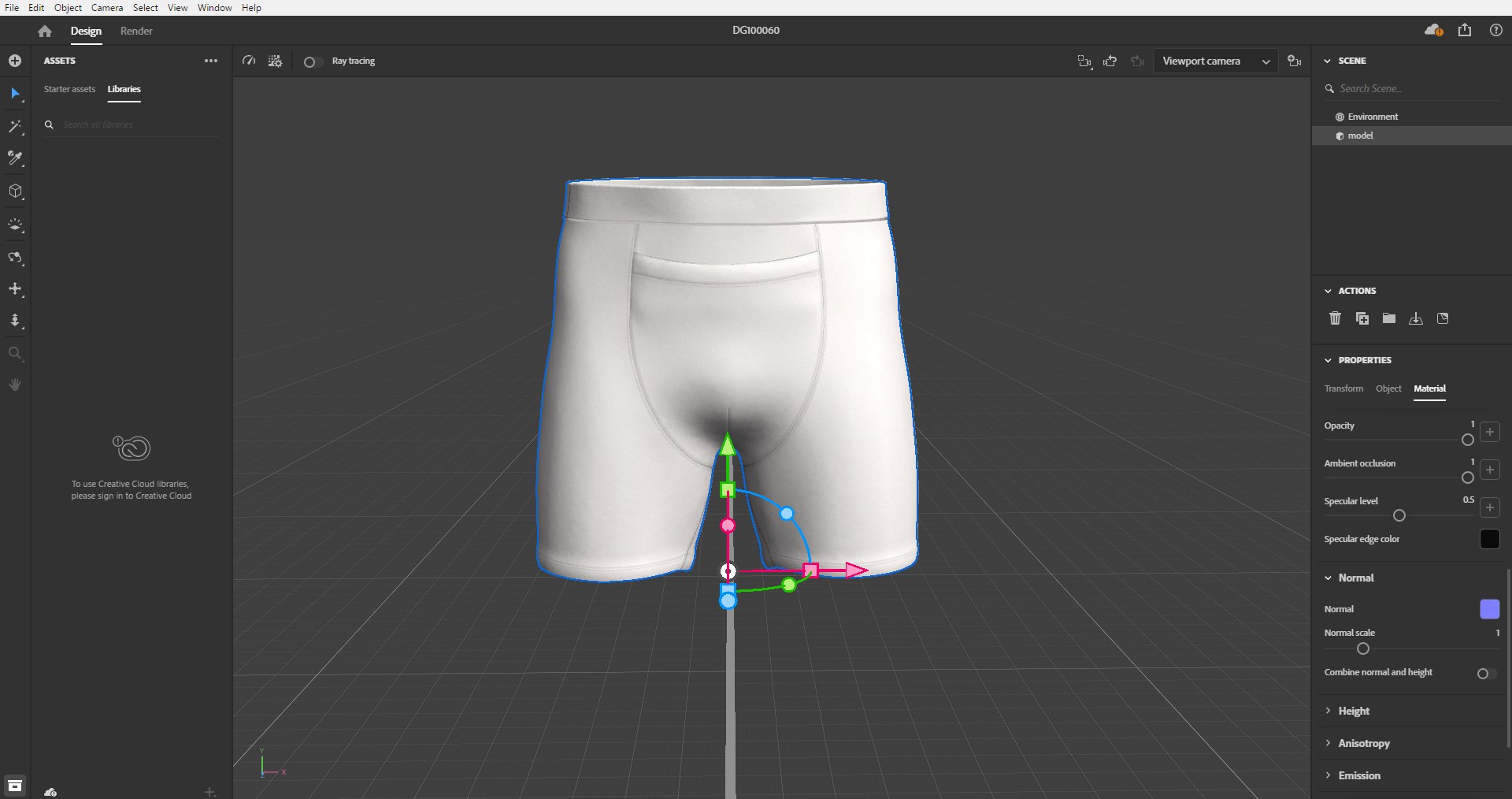 Fashion Design Underwear For Men Cotton Mens Boxer Briefs 3D Model ...