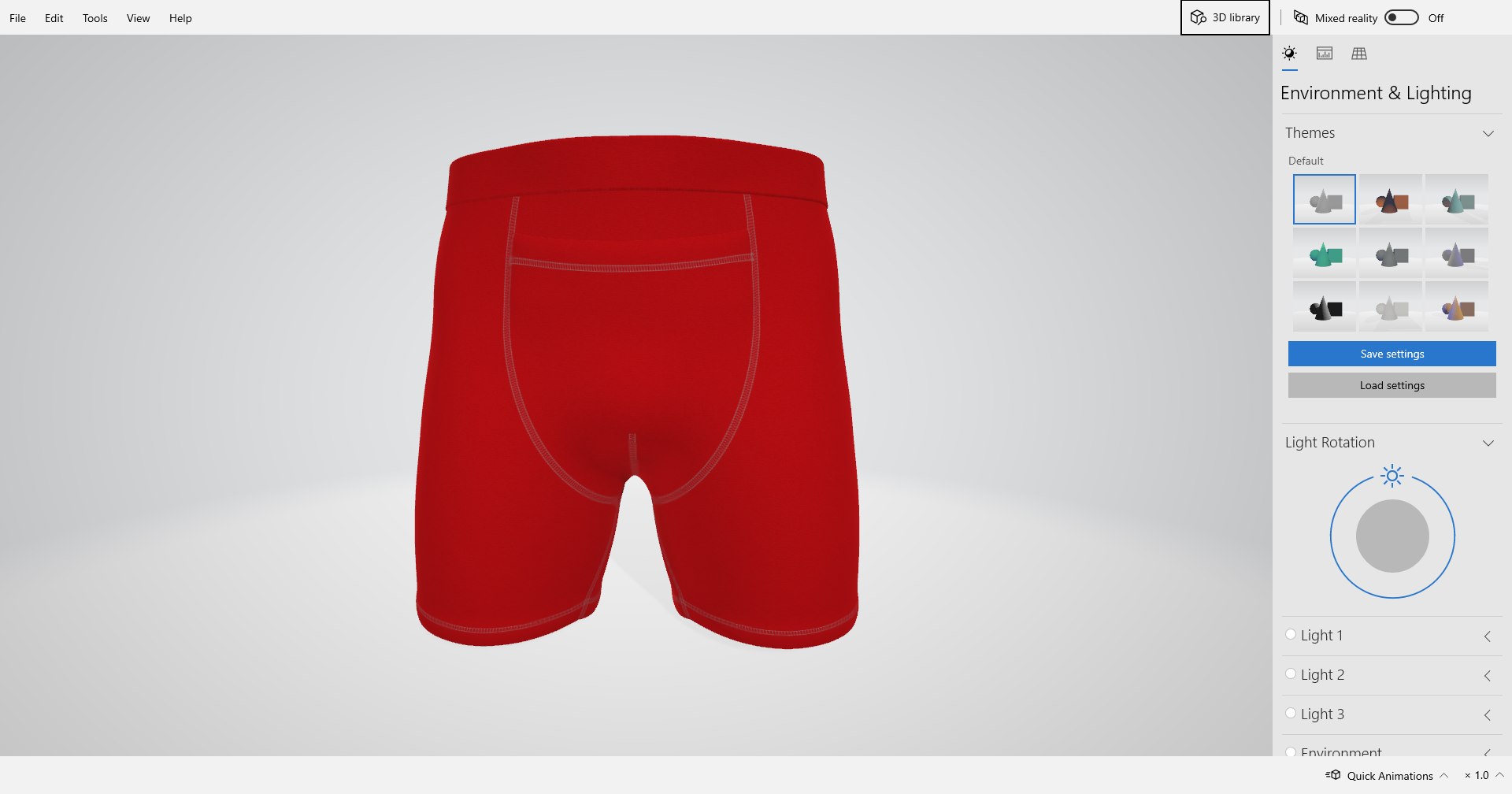 Fashion Design Underwear For Men Cotton Mens Boxer Briefs 3D Model ...