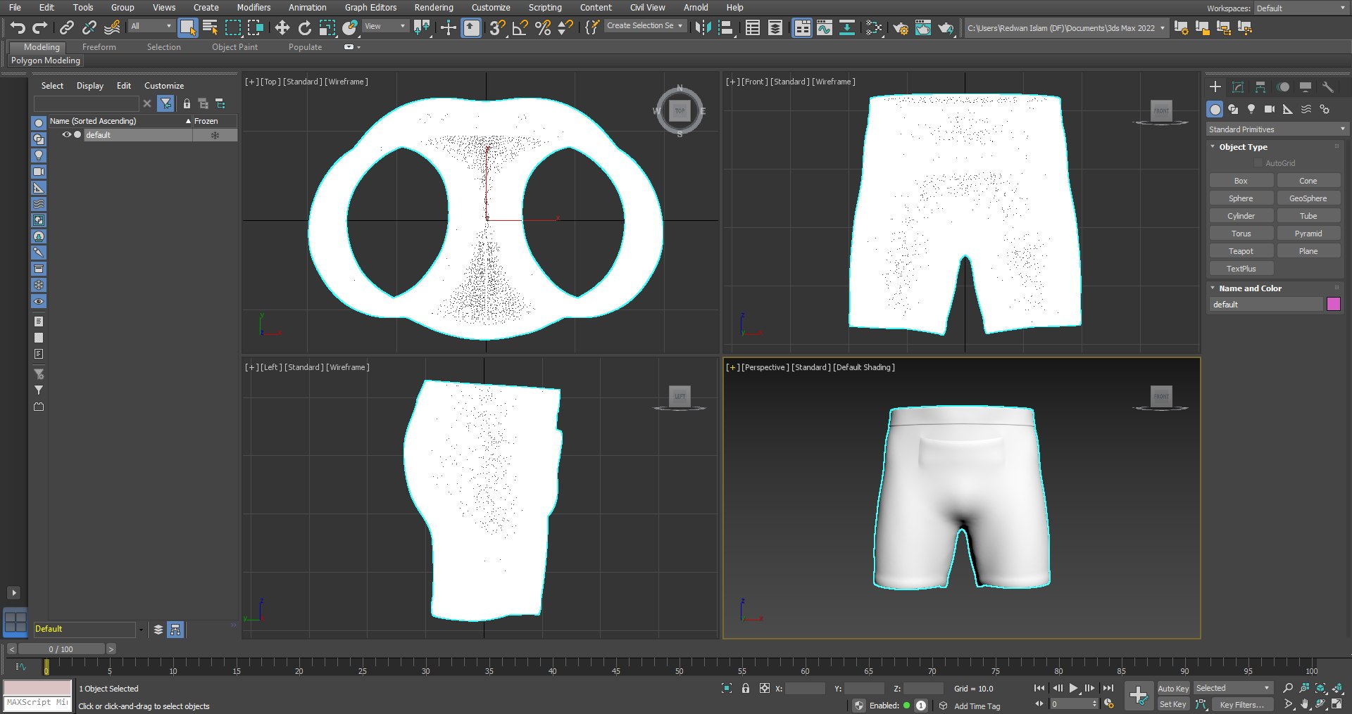 Fashion Design Underwear For Men Cotton Mens Boxer Briefs 3D Model ...