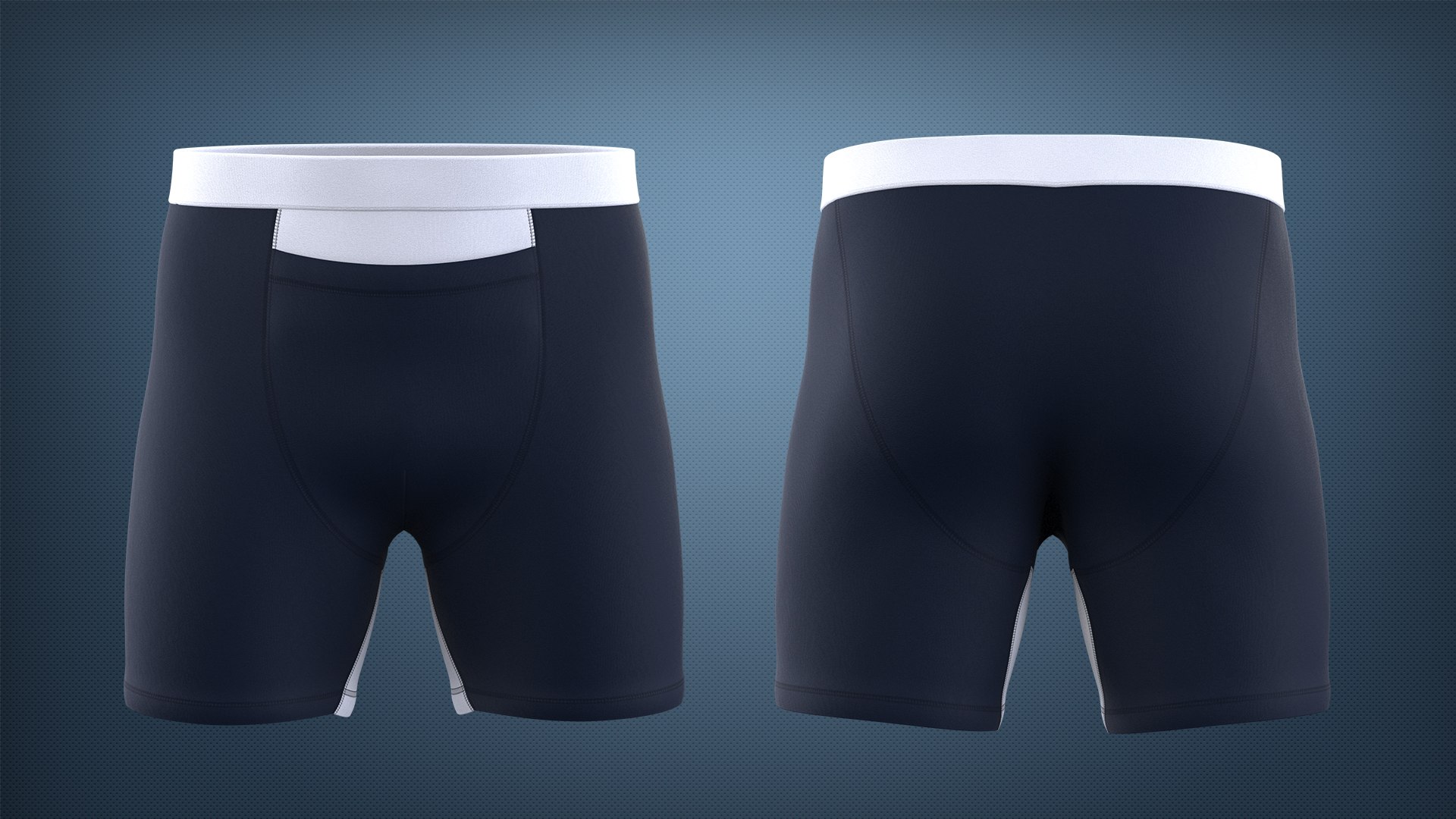 Fashion Design Underwear For Men Cotton Mens Boxer Briefs 3D Model ...
