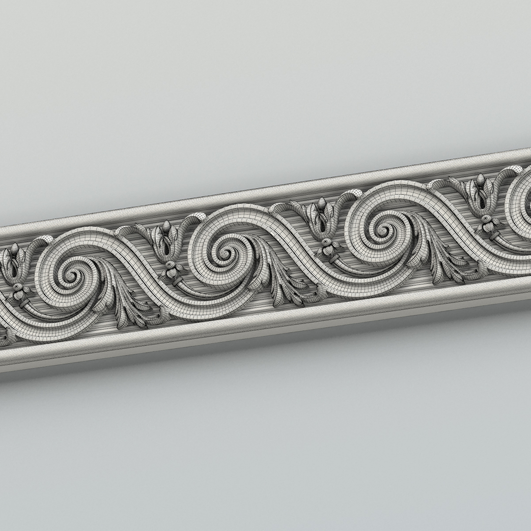 3d model decorative molding