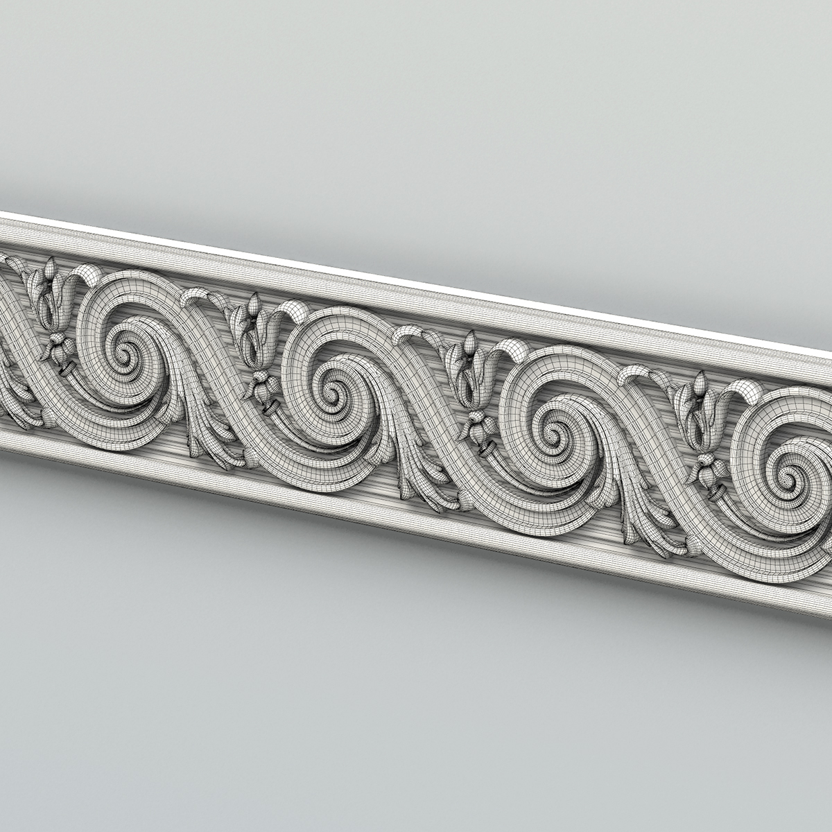 3d model decorative molding