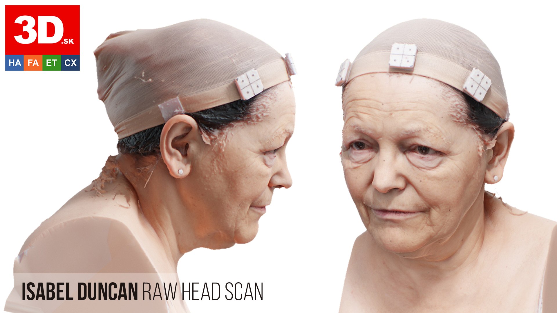 3D model Raw 3D Head Scan Isabel Duncan - TurboSquid 1829741
