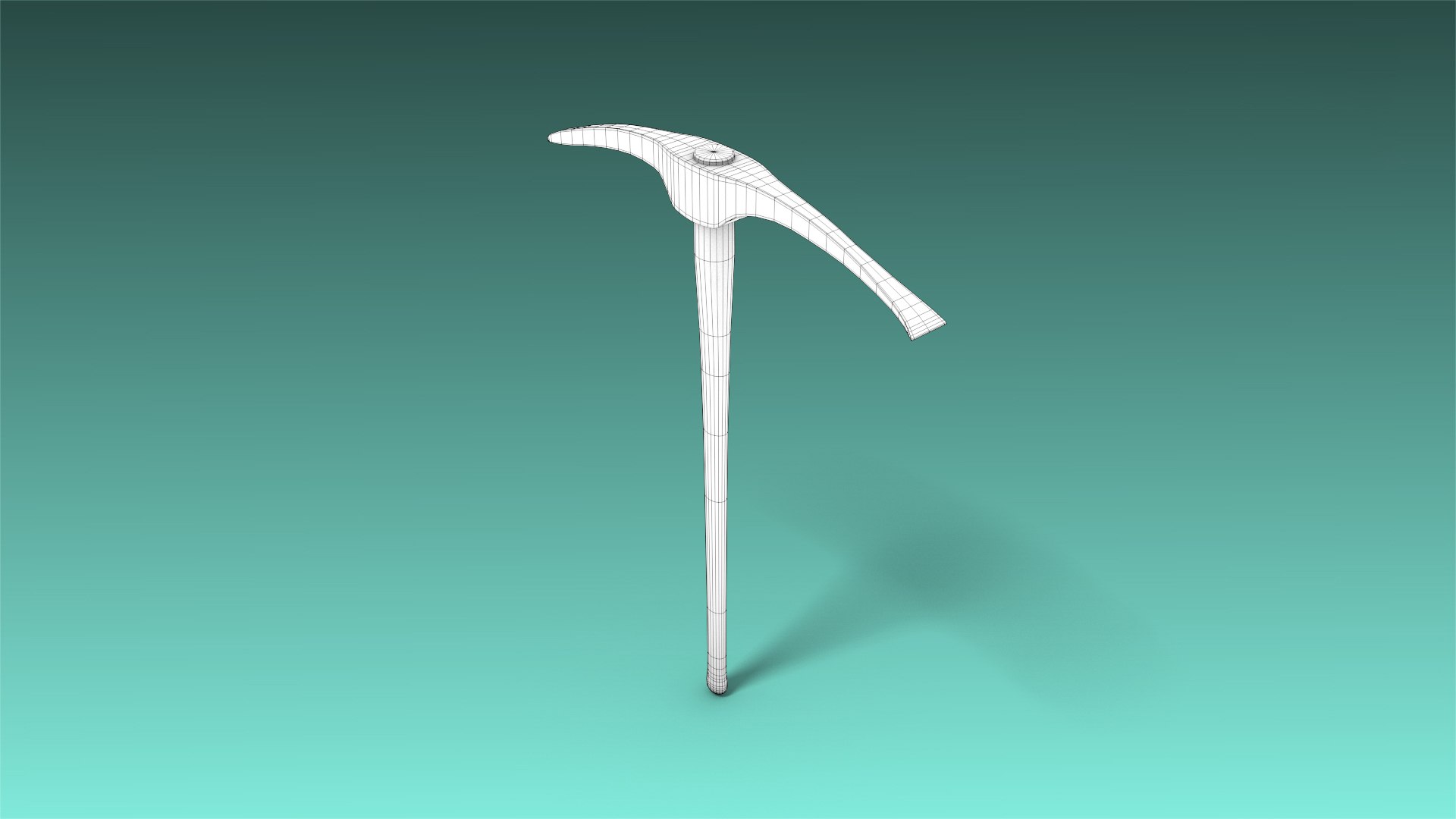 3D low-poly pickaxe - TurboSquid 1638979