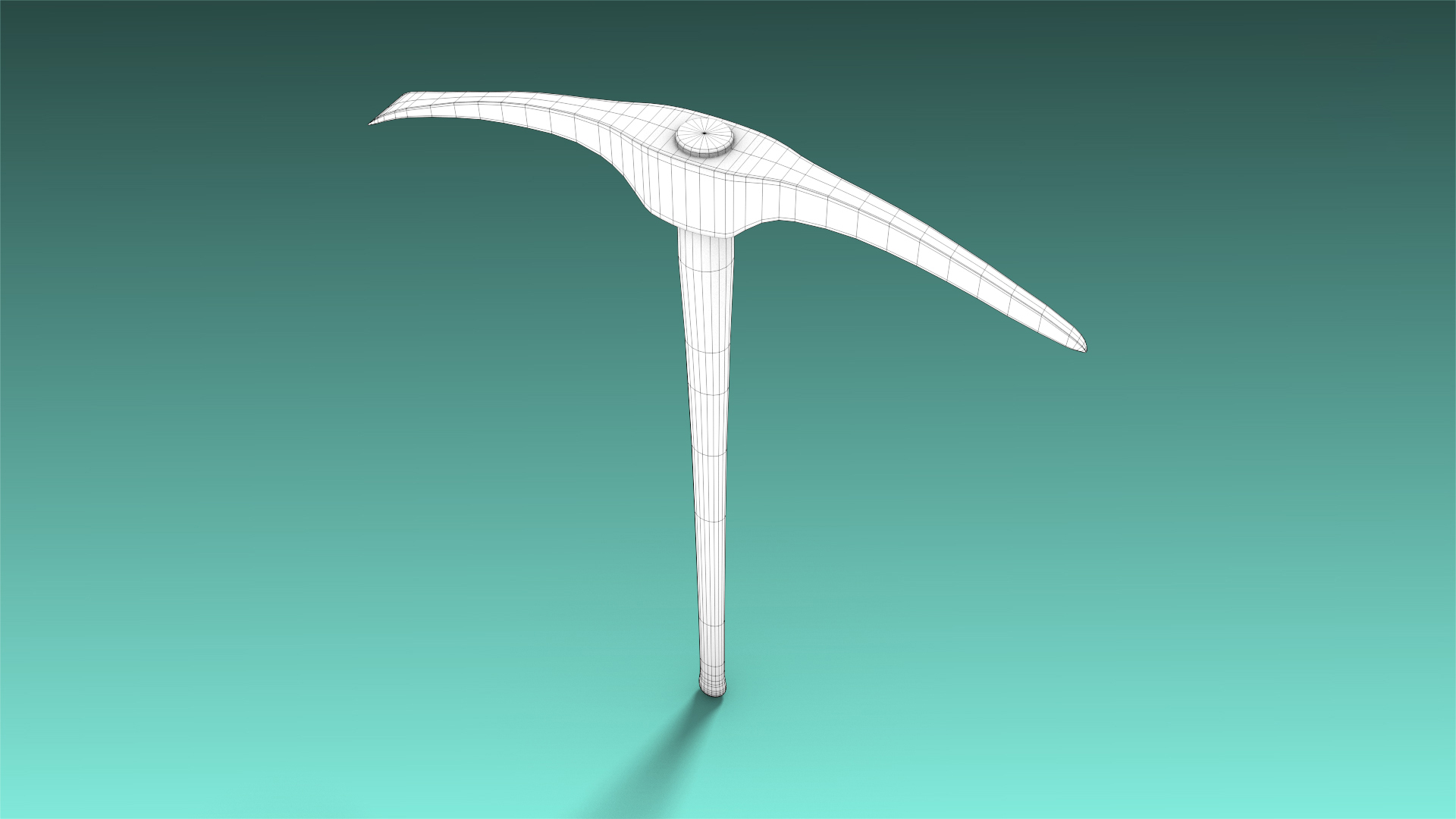 3D low-poly pickaxe - TurboSquid 1638979