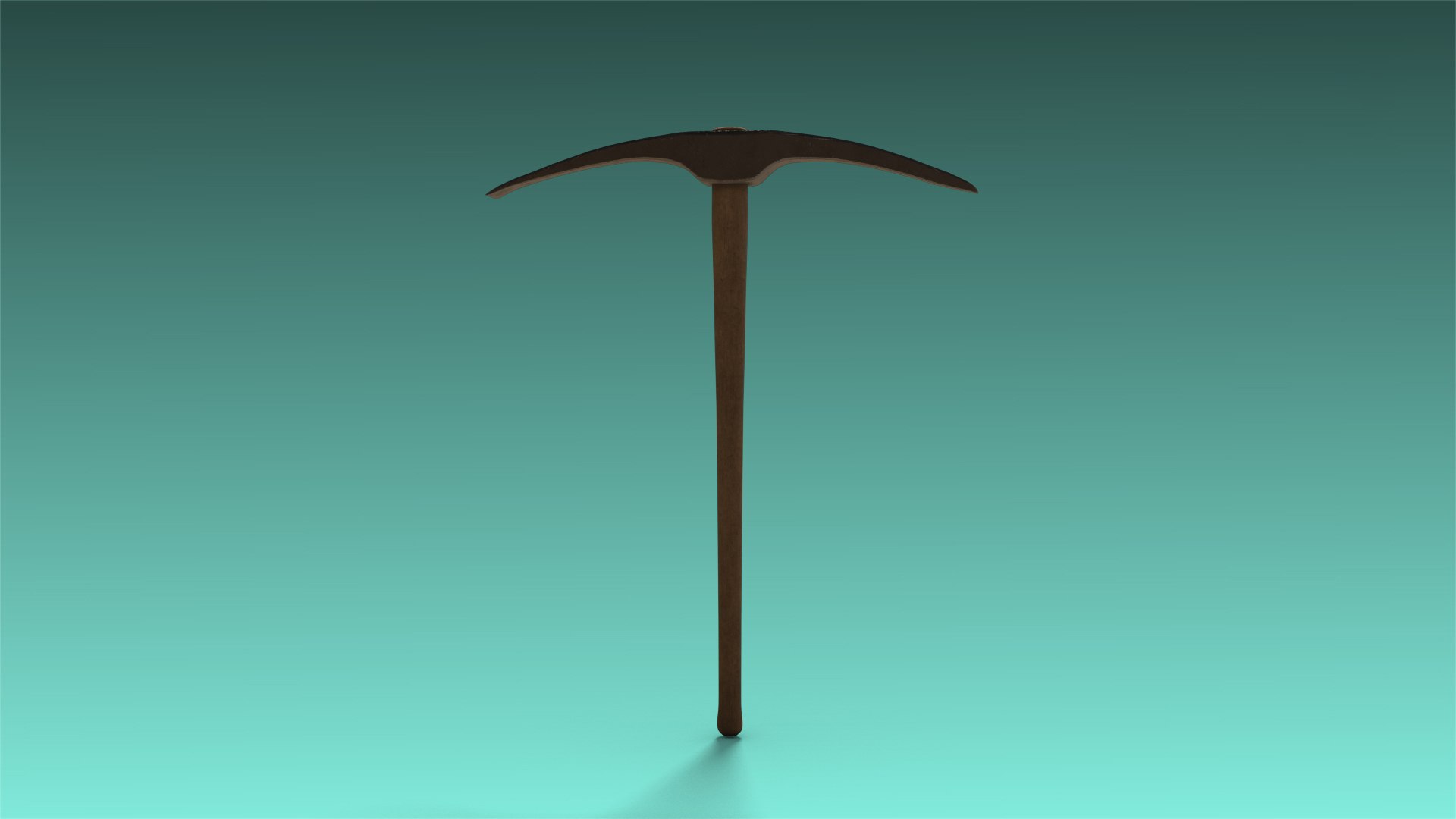 3D low-poly pickaxe - TurboSquid 1638979