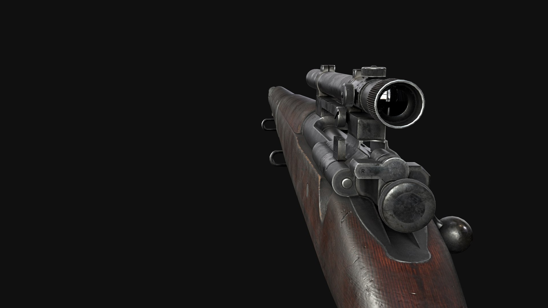 Springfield Sniper Scope 3D Model - TurboSquid 1708353