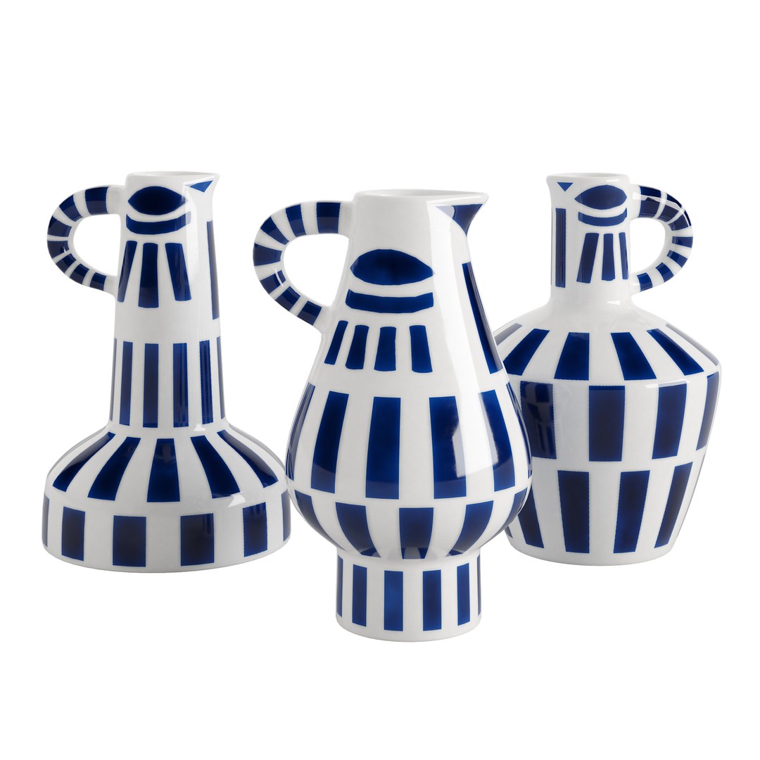 Sargadelos Bird Bud Vase In Color Blue 3D Model - TurboSquid 2422041