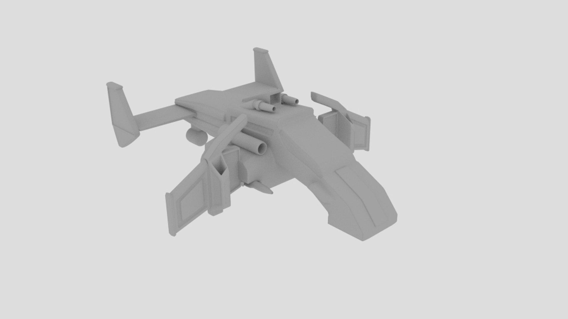 3D Crt Vtol X Model - TurboSquid 1280946