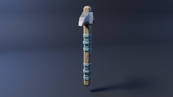 modelo 3d Stylized Fantasy Pickaxe - TurboSquid 2096760