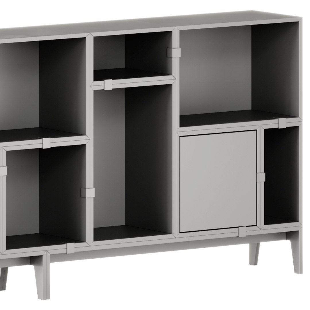 Muuto Stacked Storage System Configurations 7 3D Model - TurboSquid 2063727