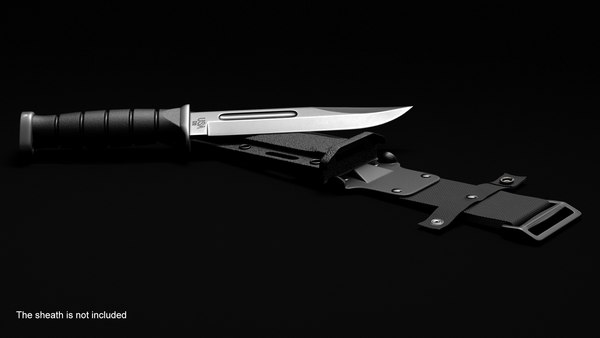 KA-BAR D2 Extreme Fighting Knife 1292 3D model - TurboSquid 1874002