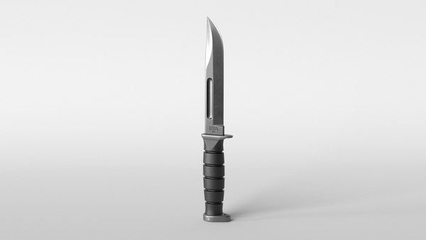 KA-BAR D2 Extreme Fighting Knife 1292 3D model - TurboSquid 1874002