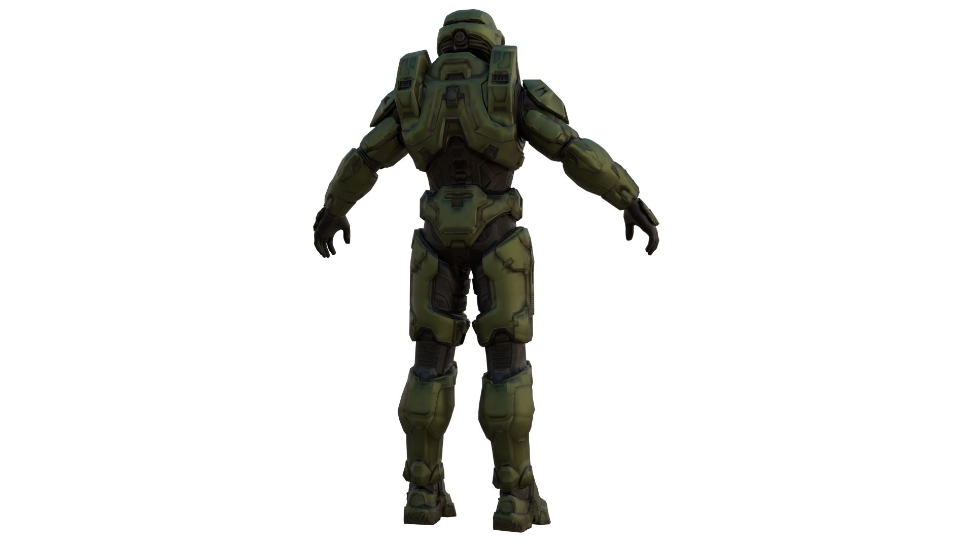 3D Highly Detailed Master Chief 3D Model Realistic Spartan Armor ...