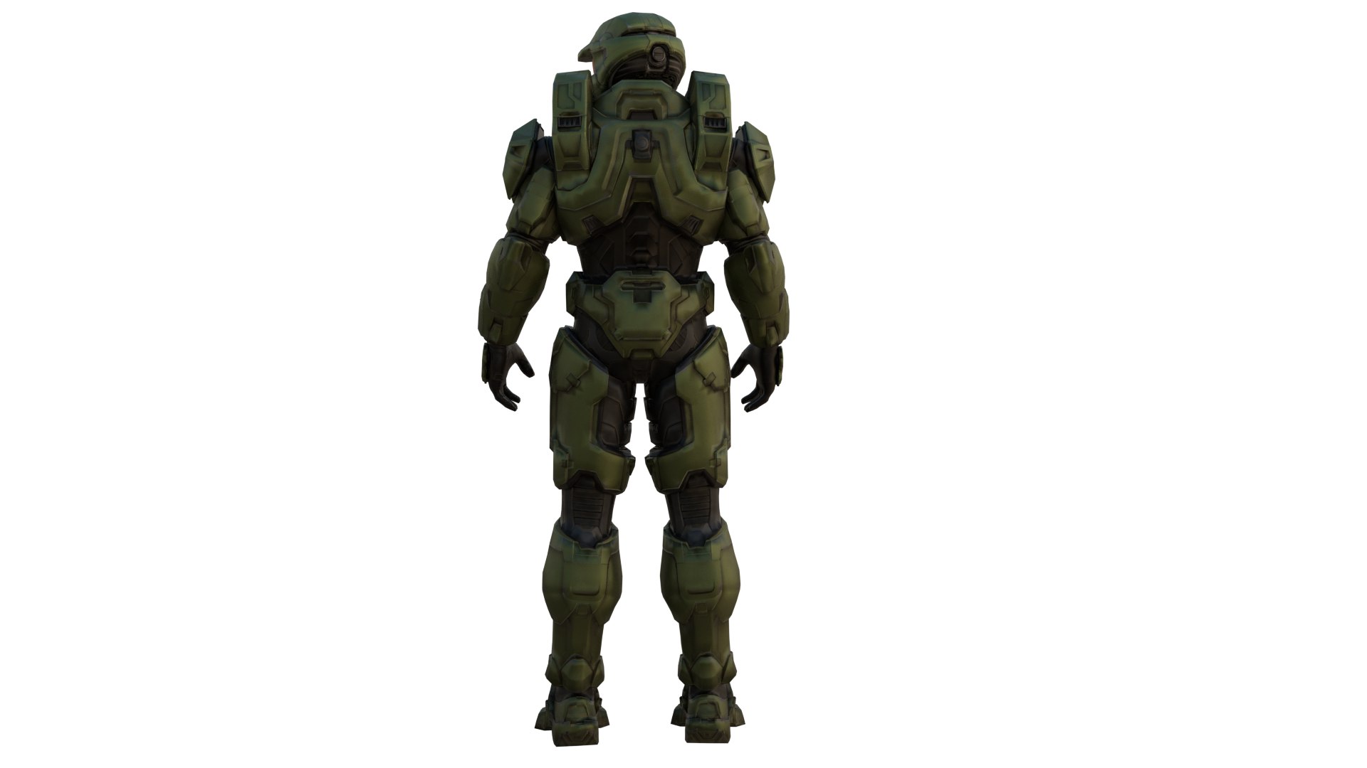3D Highly Detailed Master Chief 3D Model Realistic Spartan Armor ...